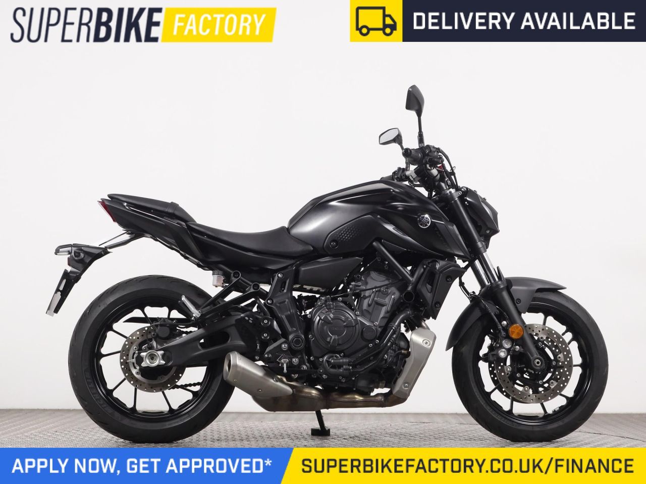 2021 YAMAHA MT-07 BLACK with 434 miles - Used Motorbikes Dealer ...