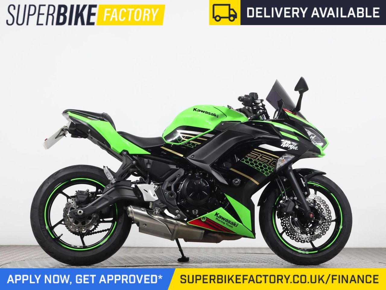 2021 KAWASAKI NINJA 650 GREEN with 5417 miles - Used Motorbikes Dealer ...