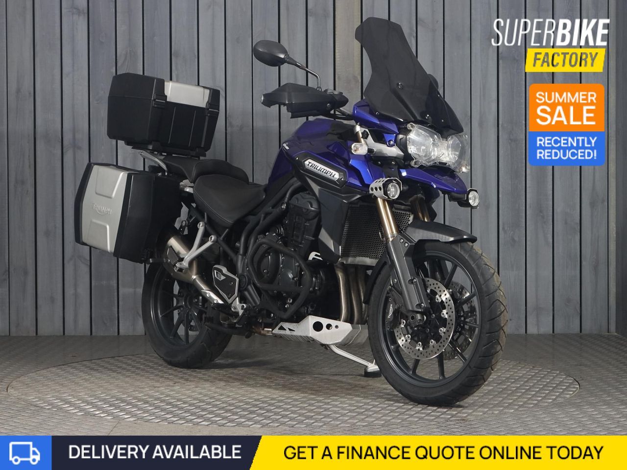 2012 TRIUMPH EXPLORER BLUE with 13512 miles - Used Motorbikes Dealer ...