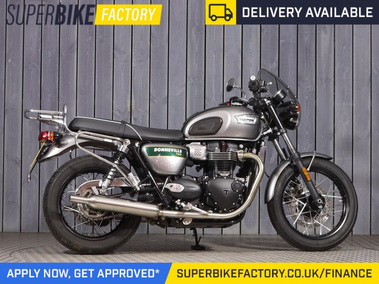 2022 TRIUMPH BONNEVILLE T100 - 3355 miles | Superbike Factory