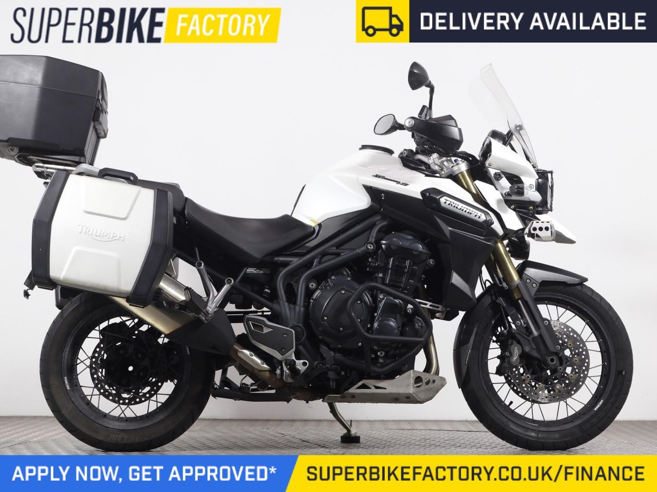 2018 TRIUMPH EXPLORER WHITE with 16972 miles - Used Motorbikes Dealer ...