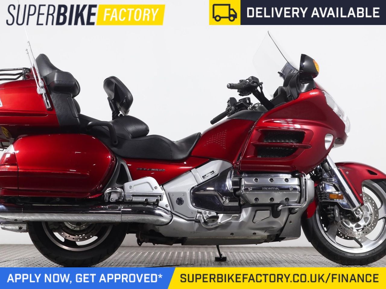 2008 HONDA GL1800 GOLDWING RED with 24703 miles - Used Motorbikes ...