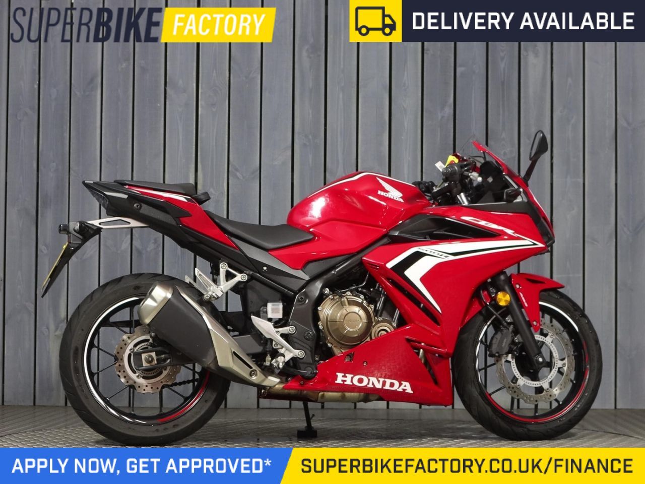 2021 HONDA CBR500R RED with 3195 miles - Used Motorbikes Dealer ...