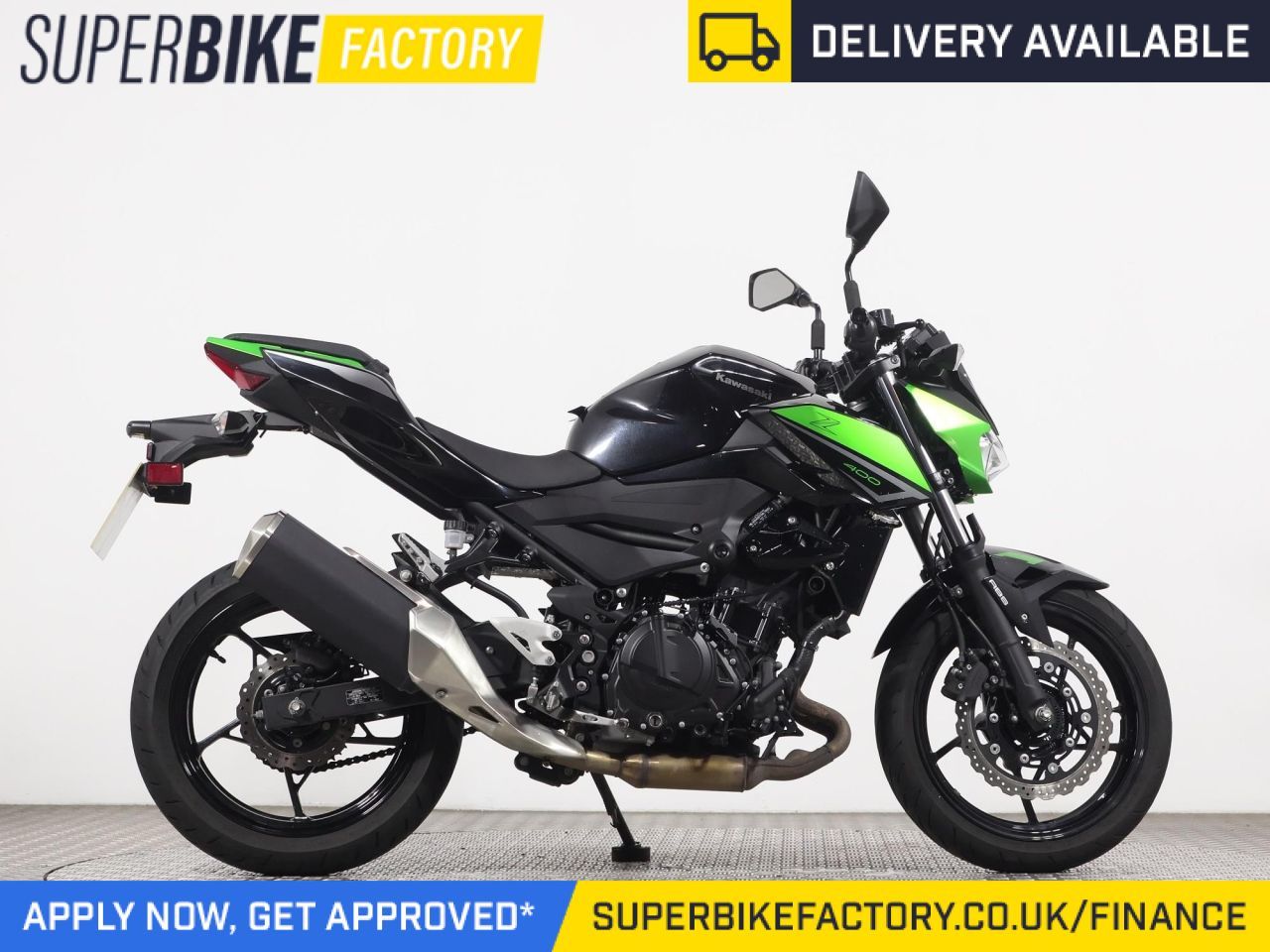 2023 KAWASAKI Z400 GREEN with 1180 miles - Used Motorbikes Dealer ...