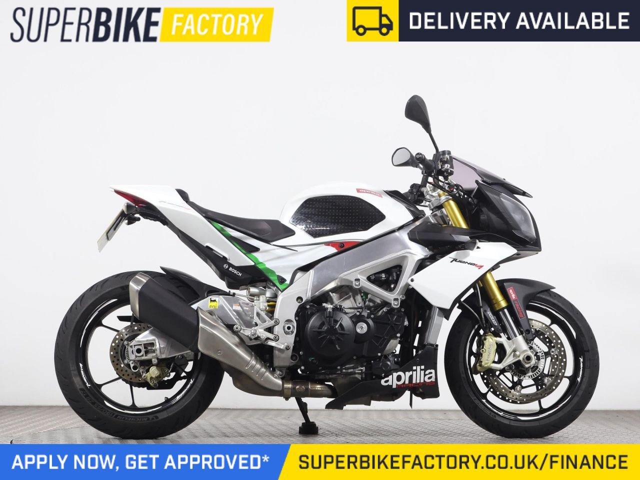 2014 APRILIA TUONO 1000 V4 WHITE with 11700 miles - Used Motorbikes ...