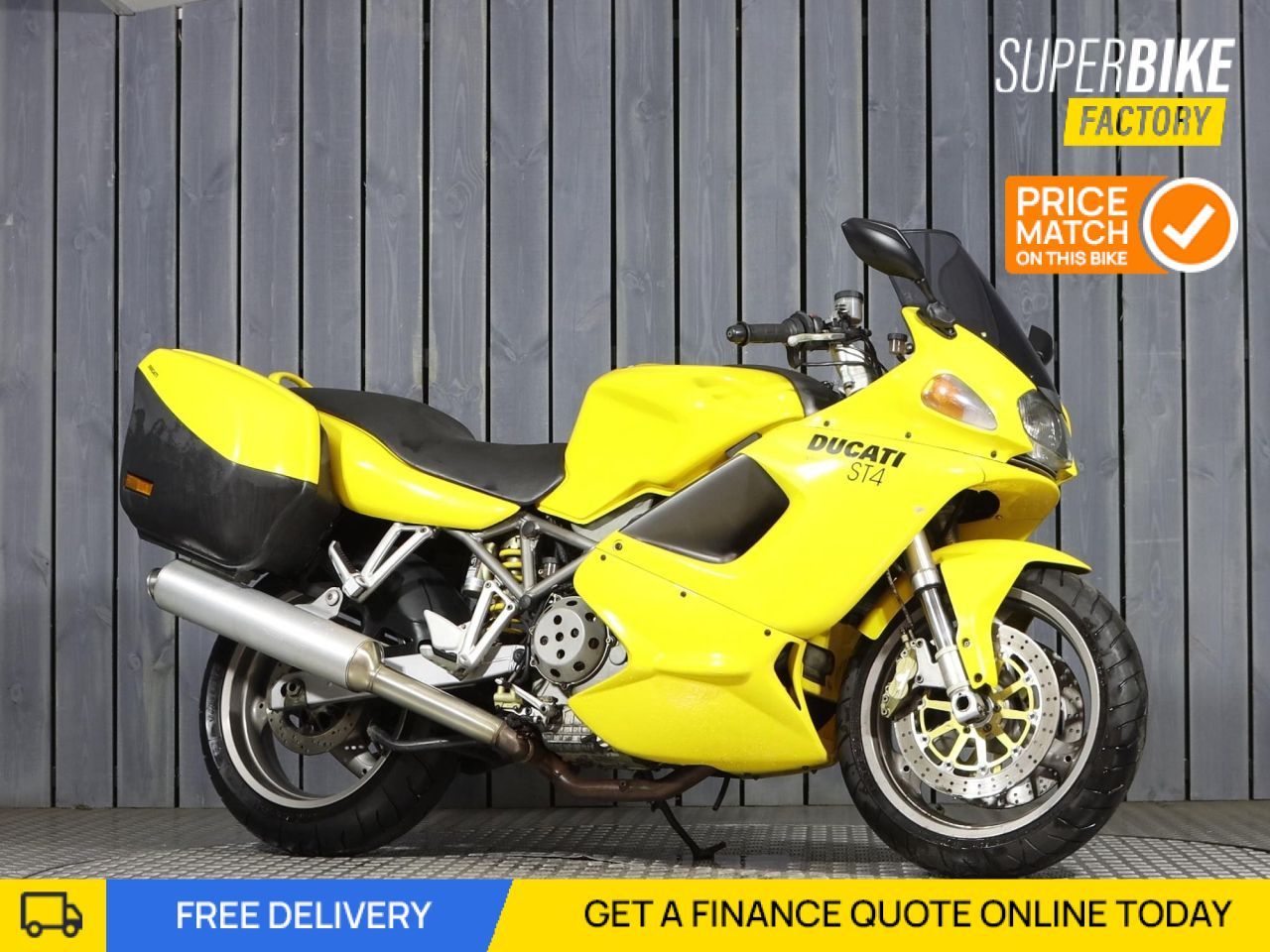 2001 DUCATI ST4 YELLOW with 26894 miles - Used Motorbikes Dealer ...