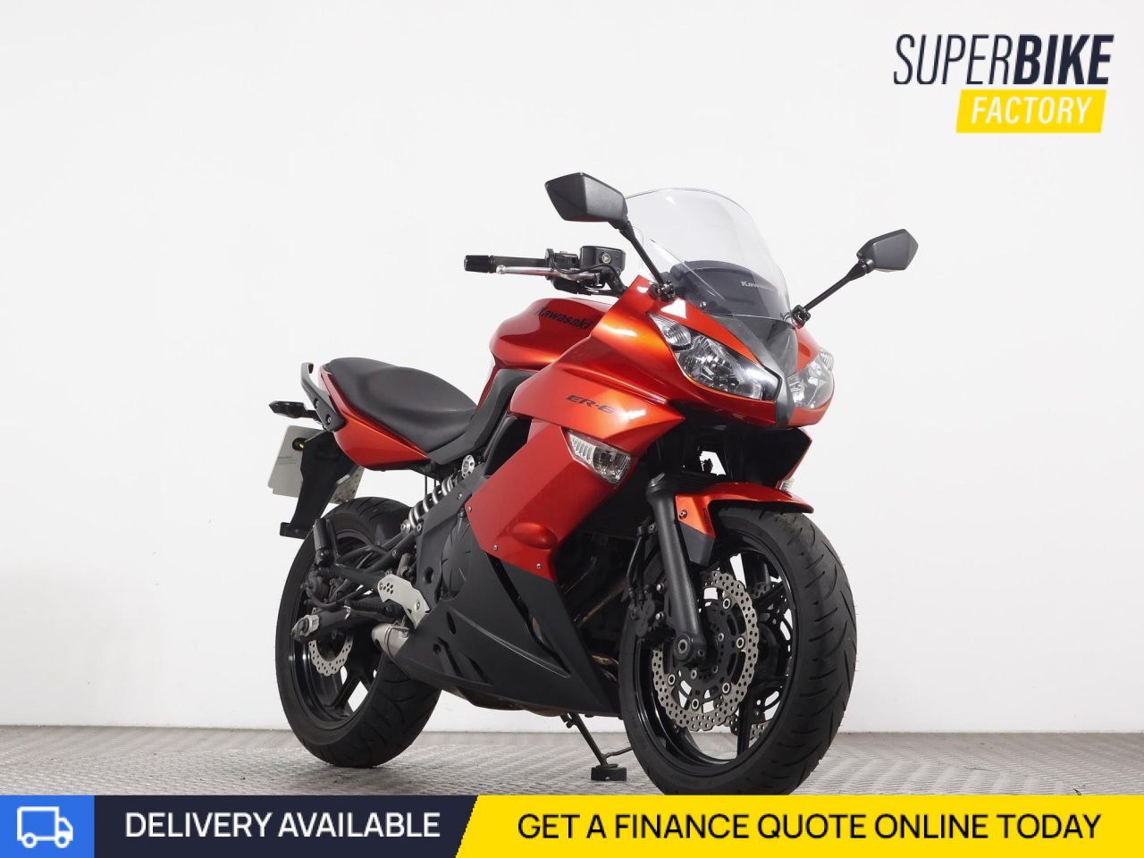 2011 KAWASAKI ER-6F ORANGE with 14664 miles - Used Motorbikes Dealer: Cheshire & Donington Park ...