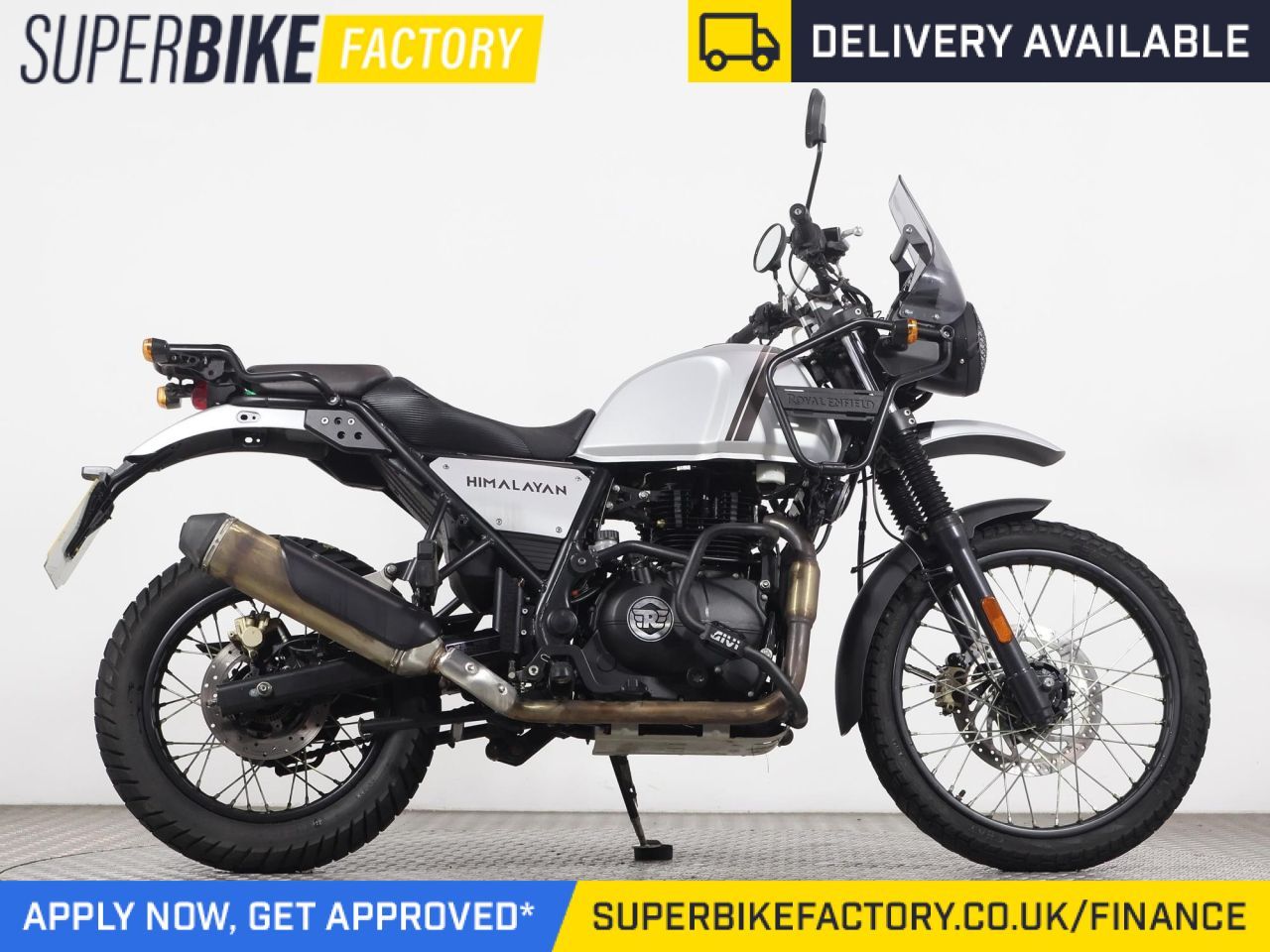 2021 ROYAL ENFIELD HIMALAYAN SILVER with 7151 miles - Used Motorbikes ...