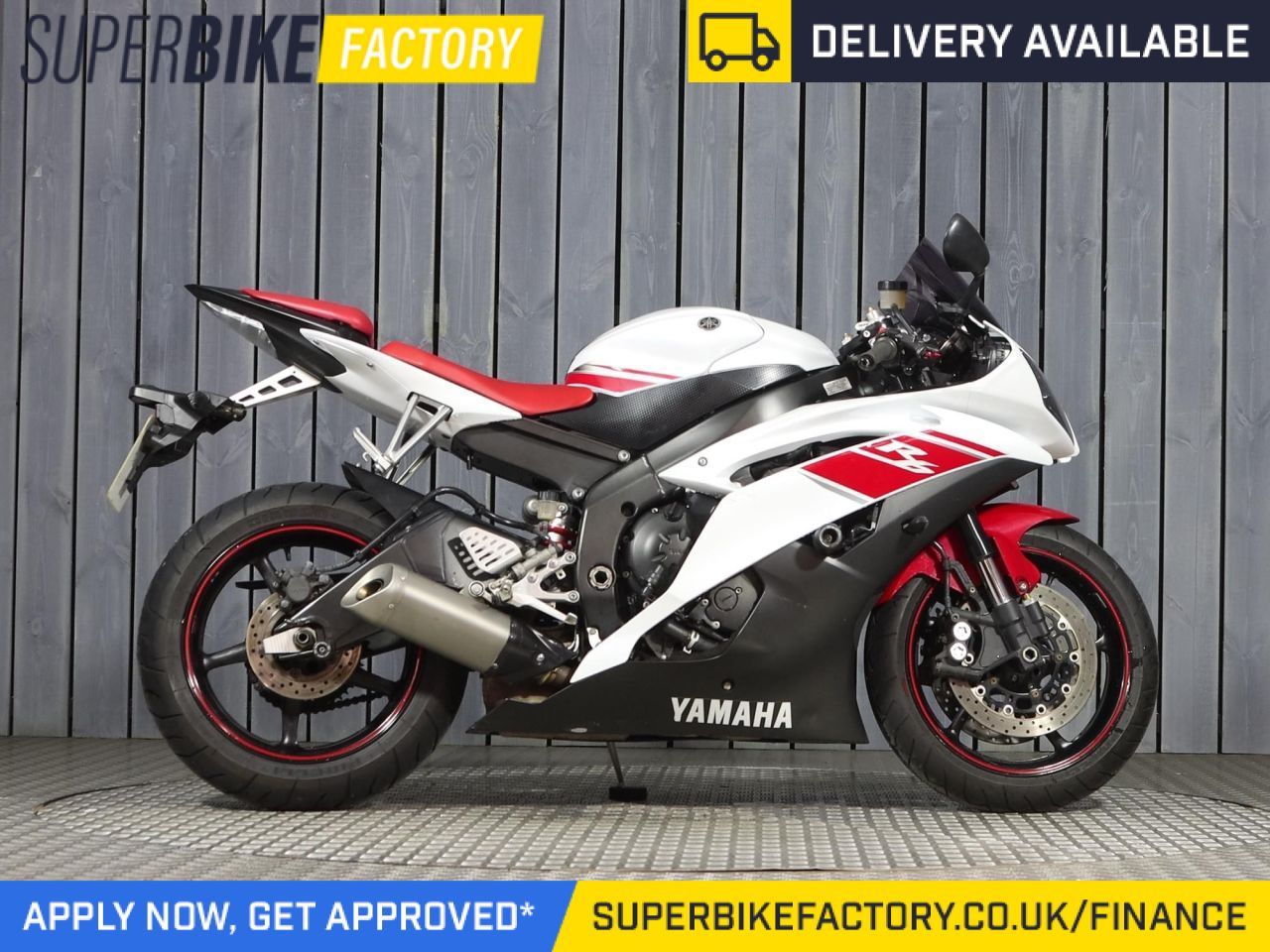 2009 YAMAHA R6 WHITE with 25177 miles - Used Motorbikes Dealer ...