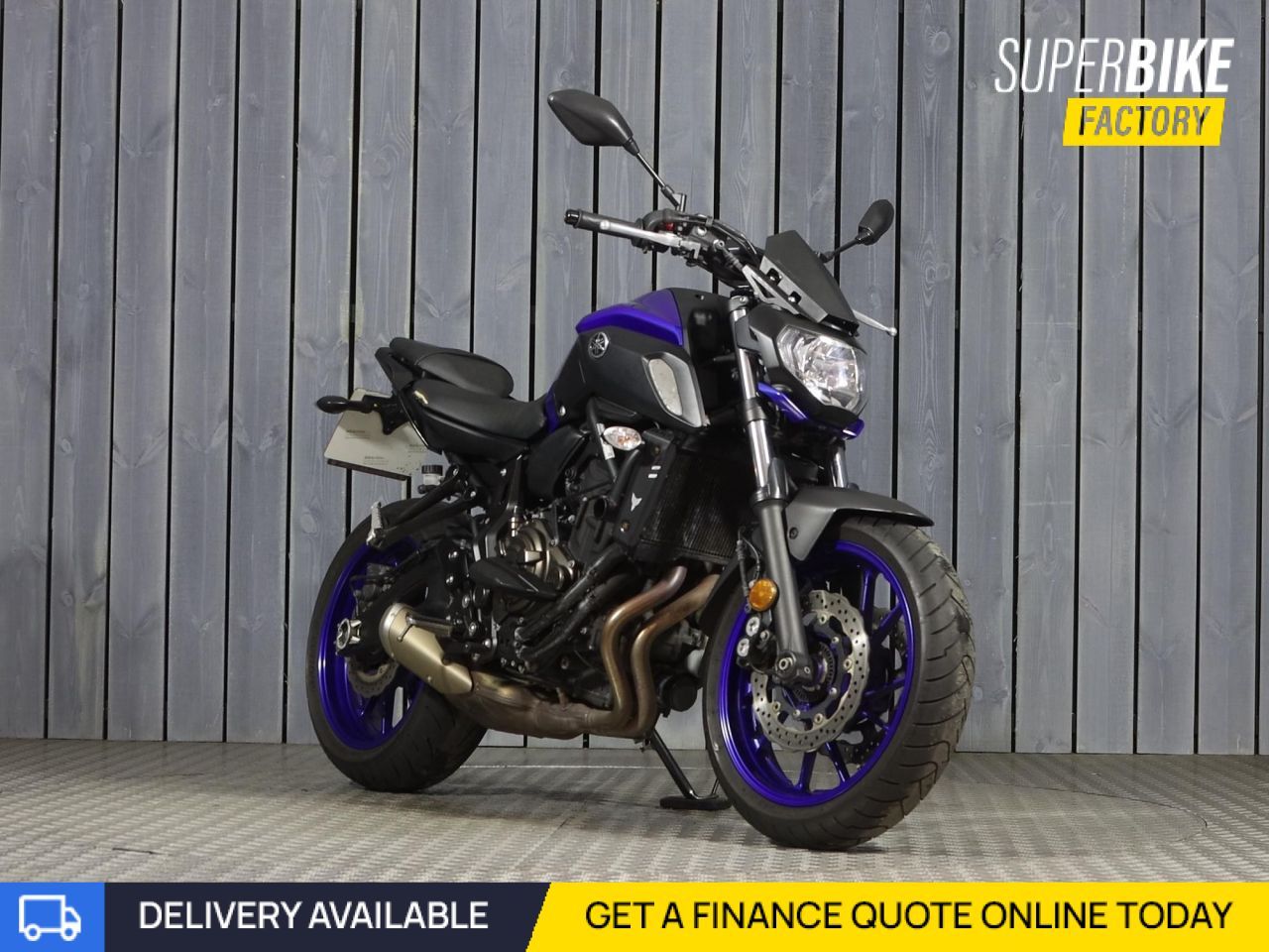 2018 YAMAHA MT-07 BLUE with 4383 miles - Used Motorbikes Dealer ...