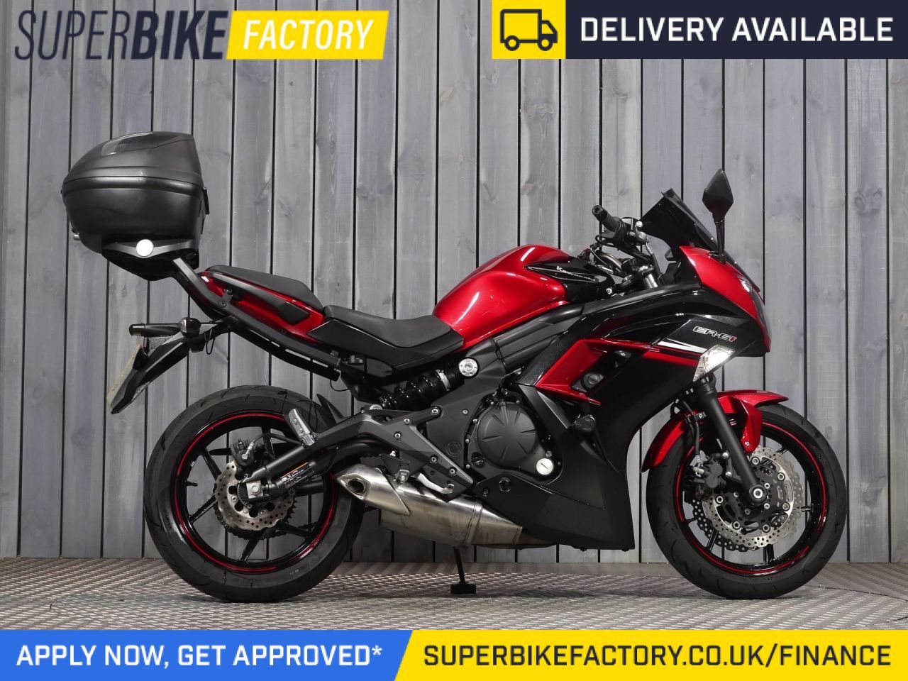 2016 KAWASAKI ER-6F RED with 2615 miles - Used Motorbikes Dealer: Cheshire & Donington Park: The ...