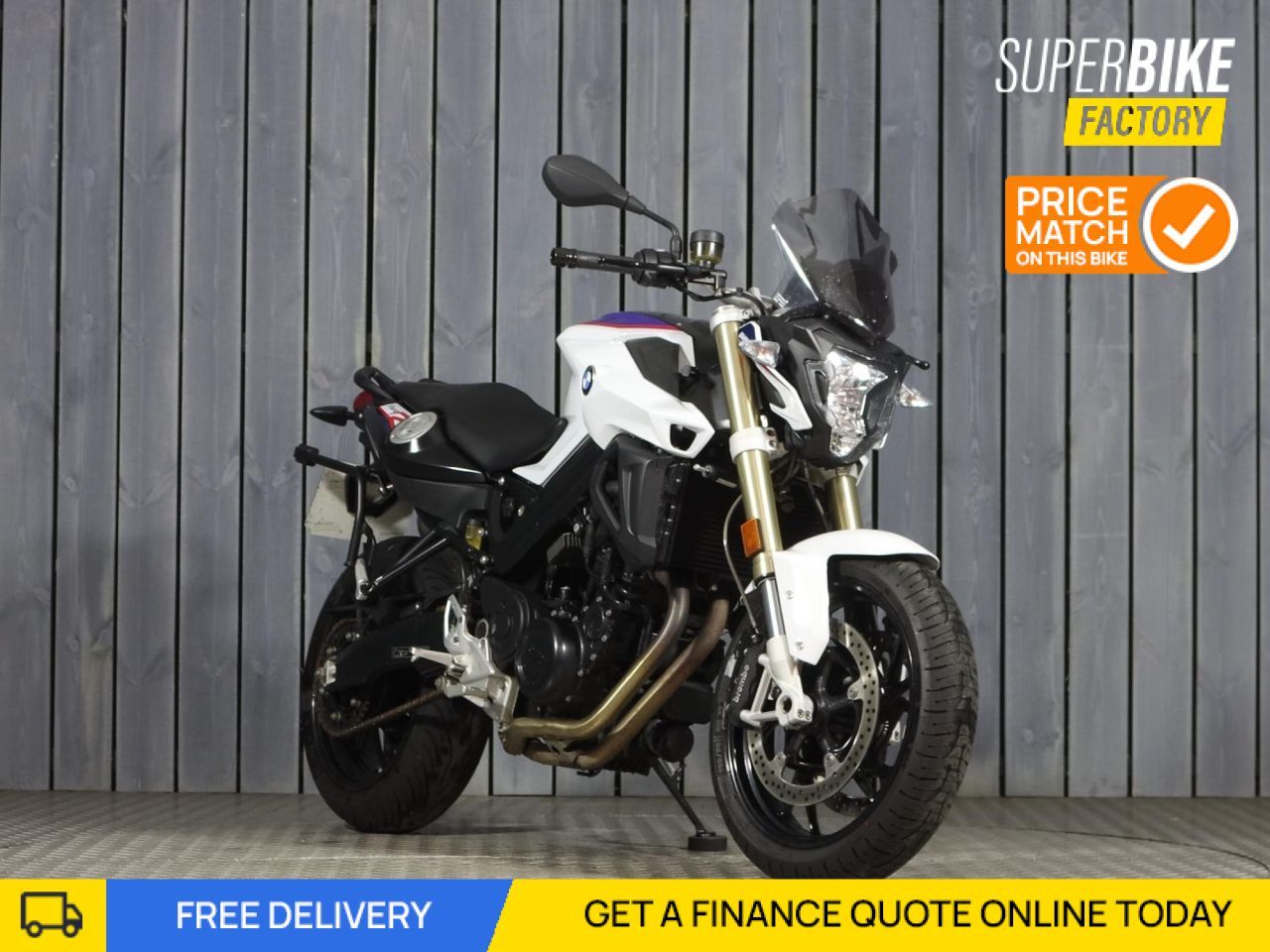 2015 BMW F800R WHITE with 2426 miles - Used Motorbikes Dealer ...