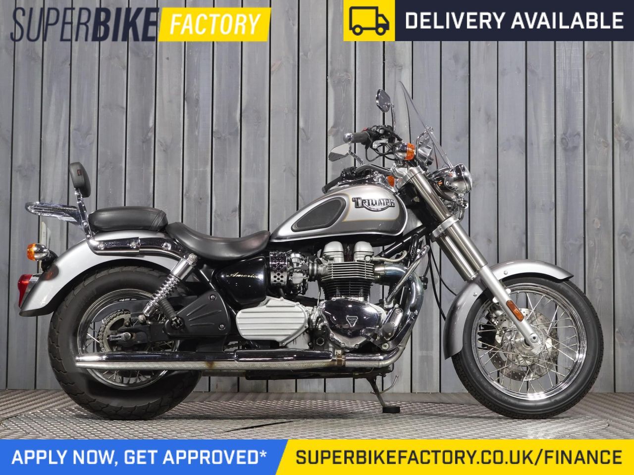 2006 TRIUMPH AMERICA SILVER with 5993 miles - Used Motorbikes Dealer ...