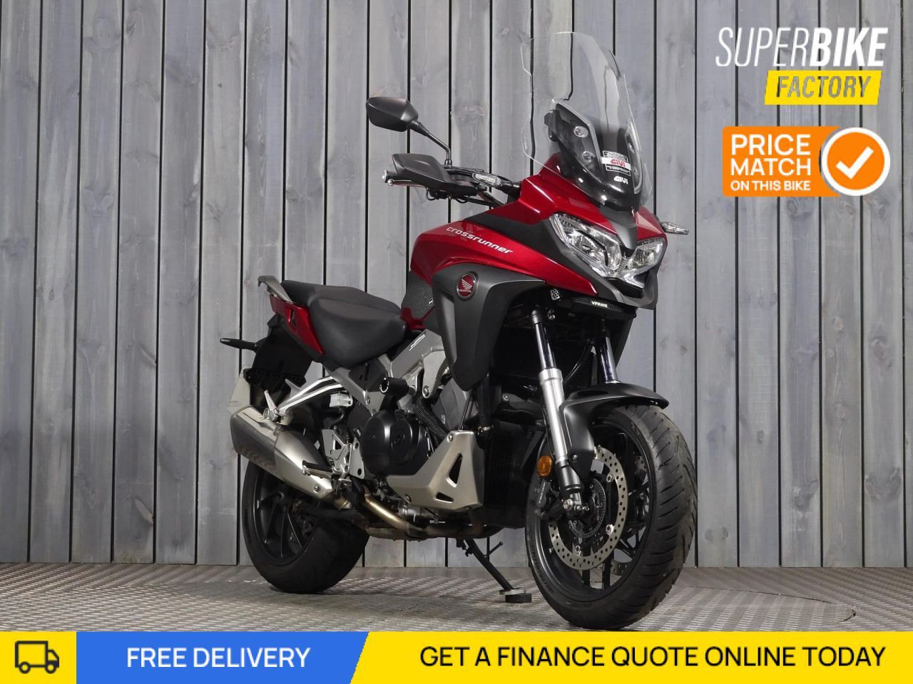 2017 HONDA VFR800X CROSSRUNNER RED with 7733 miles - Used Motorbikes Dealer: Cheshire ...