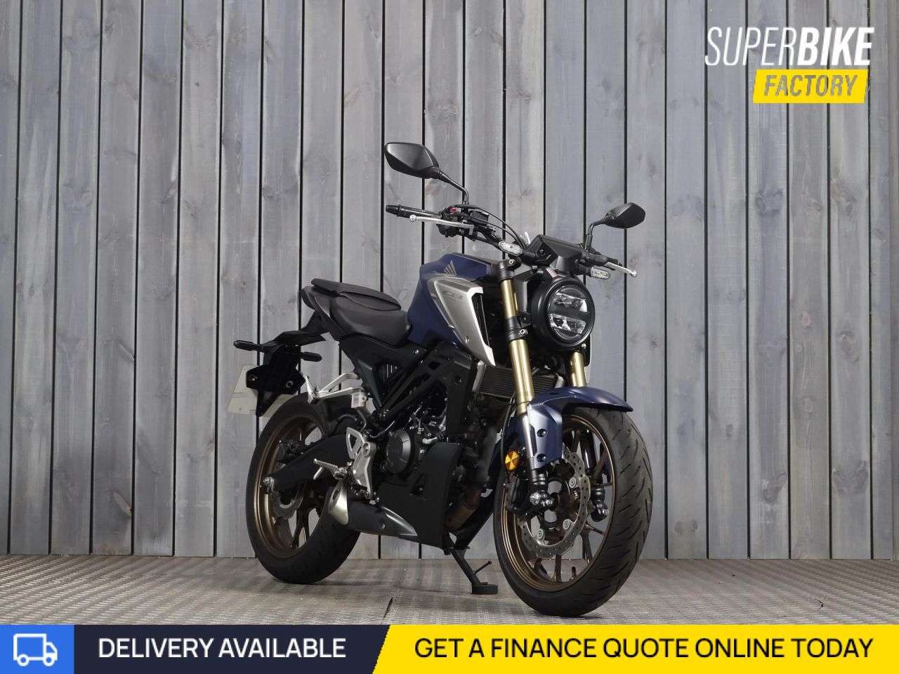 2021 HONDA CB125R BLUE with 926 miles - Used Motorbikes Dealer ...