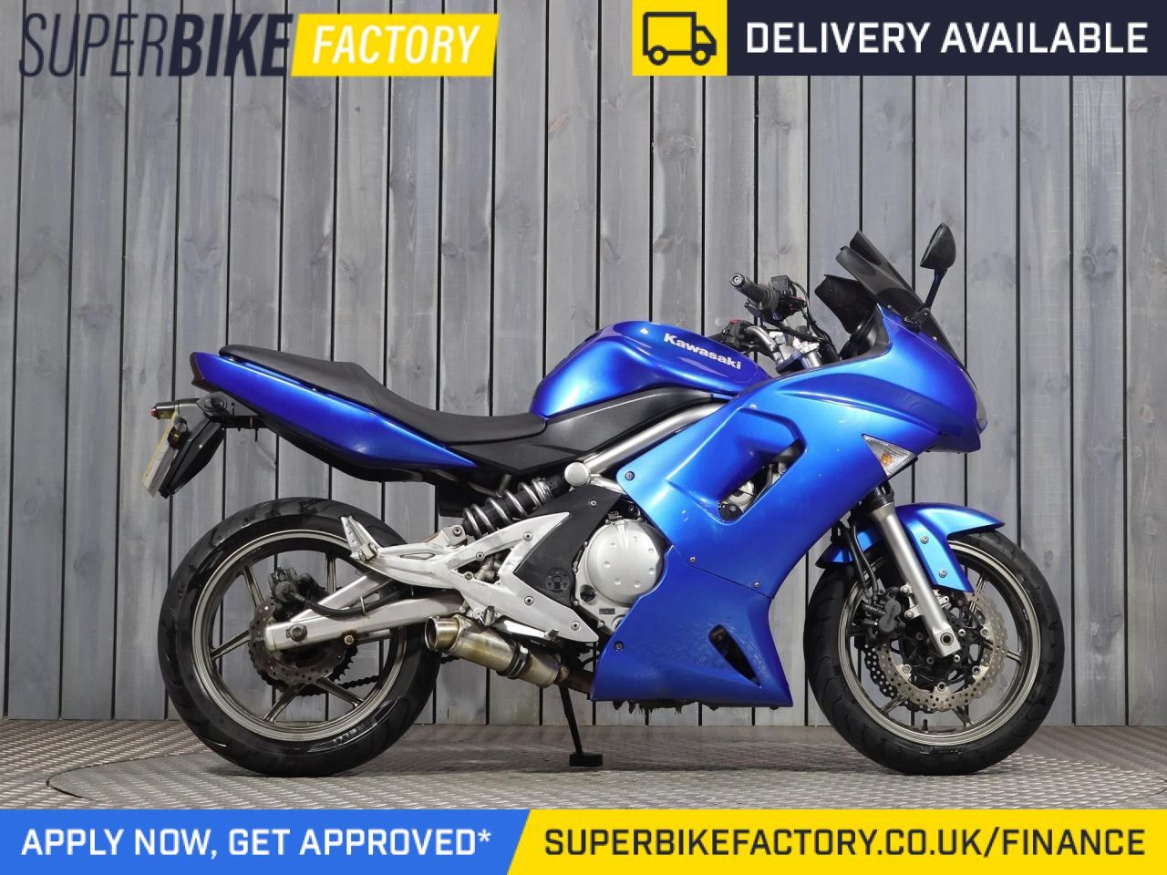 2007 KAWASAKI ER-6F BLUE with 20770 miles - Used Motorbikes Dealer: Cheshire & Donington Park ...