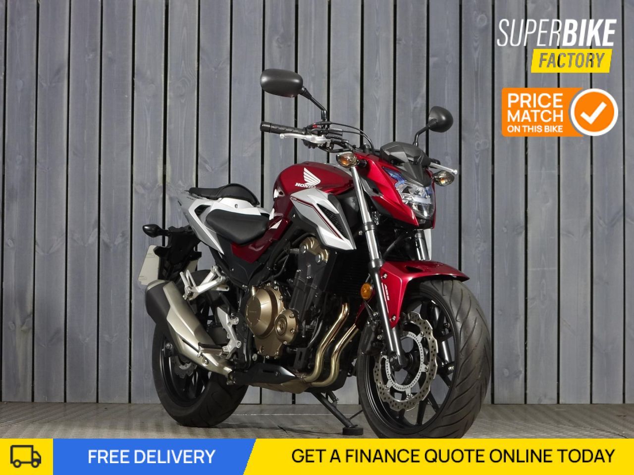 2019 HONDA CB500F RED with 1086 miles - Used Motorbikes Dealer ...