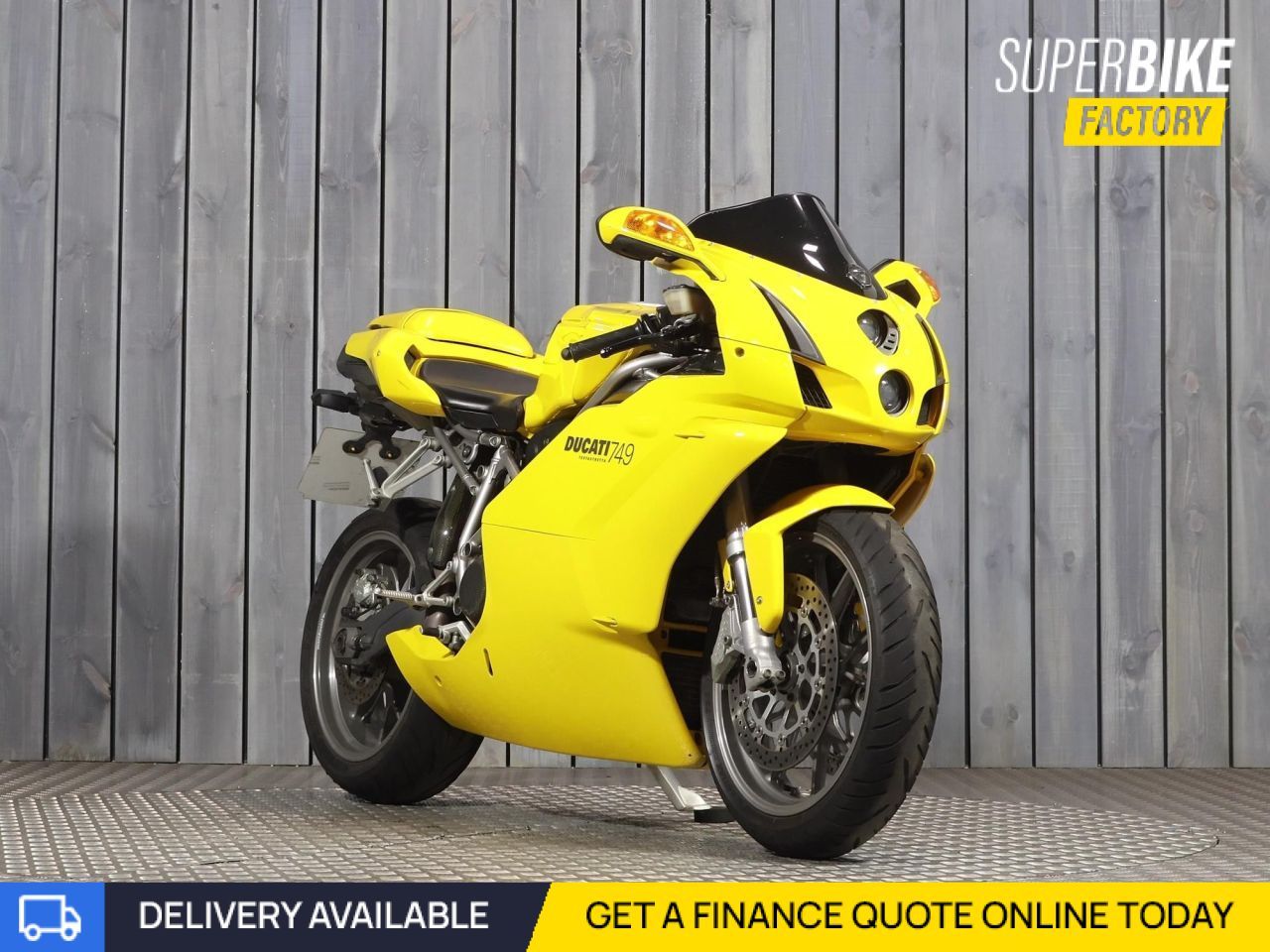 2005 DUCATI 749 YELLOW with 12484 miles - Used Motorbikes Dealer ...