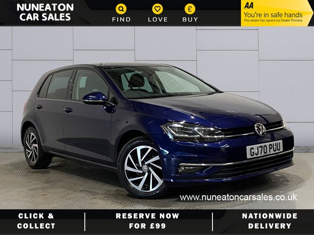 Used Volkswagen Golf cars for sale. Volkswagen Golf Dealer Nuneaton ...