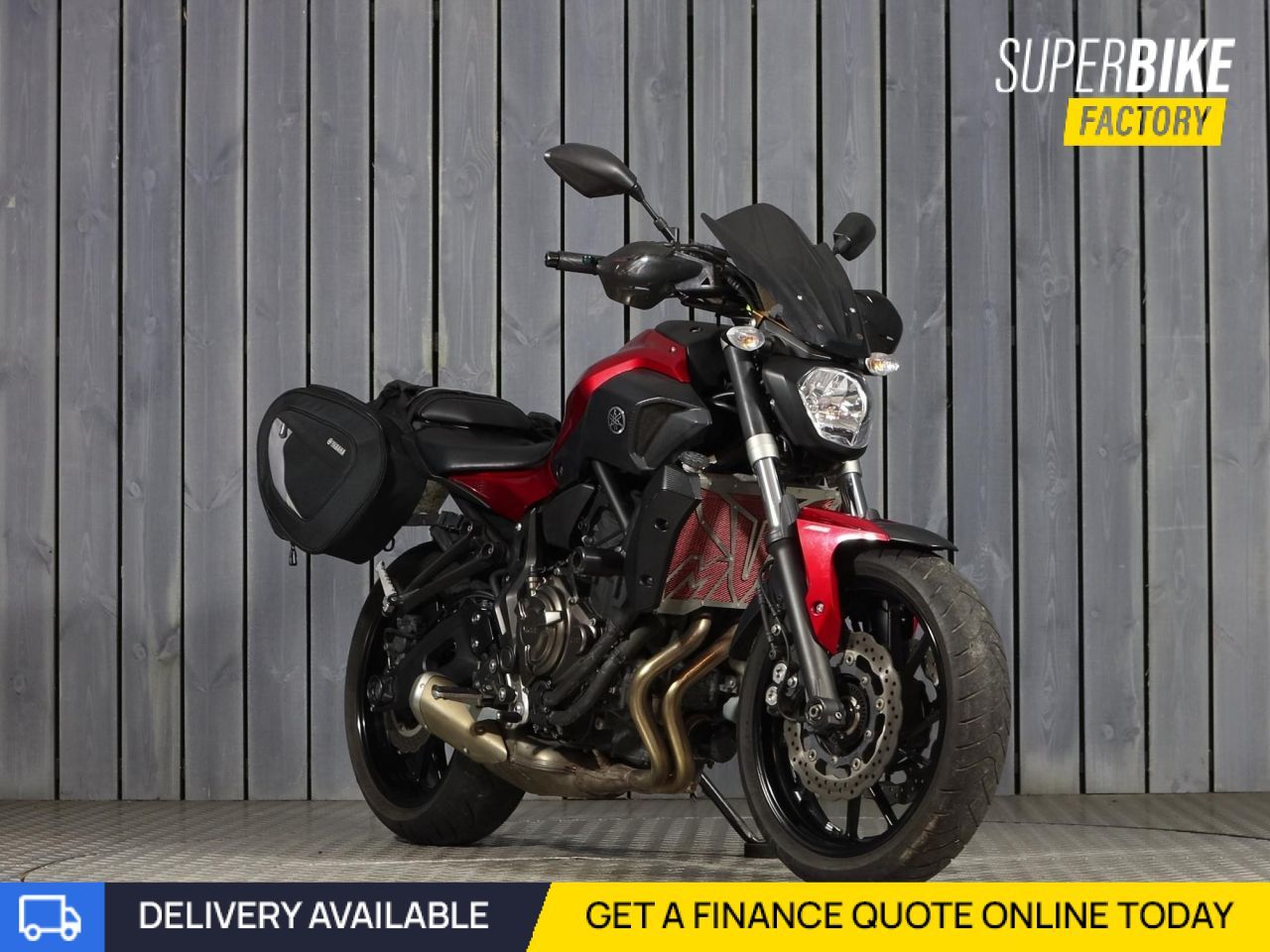 2016 YAMAHA MT-07 RED with 8224 miles - Used Motorbikes Dealer ...