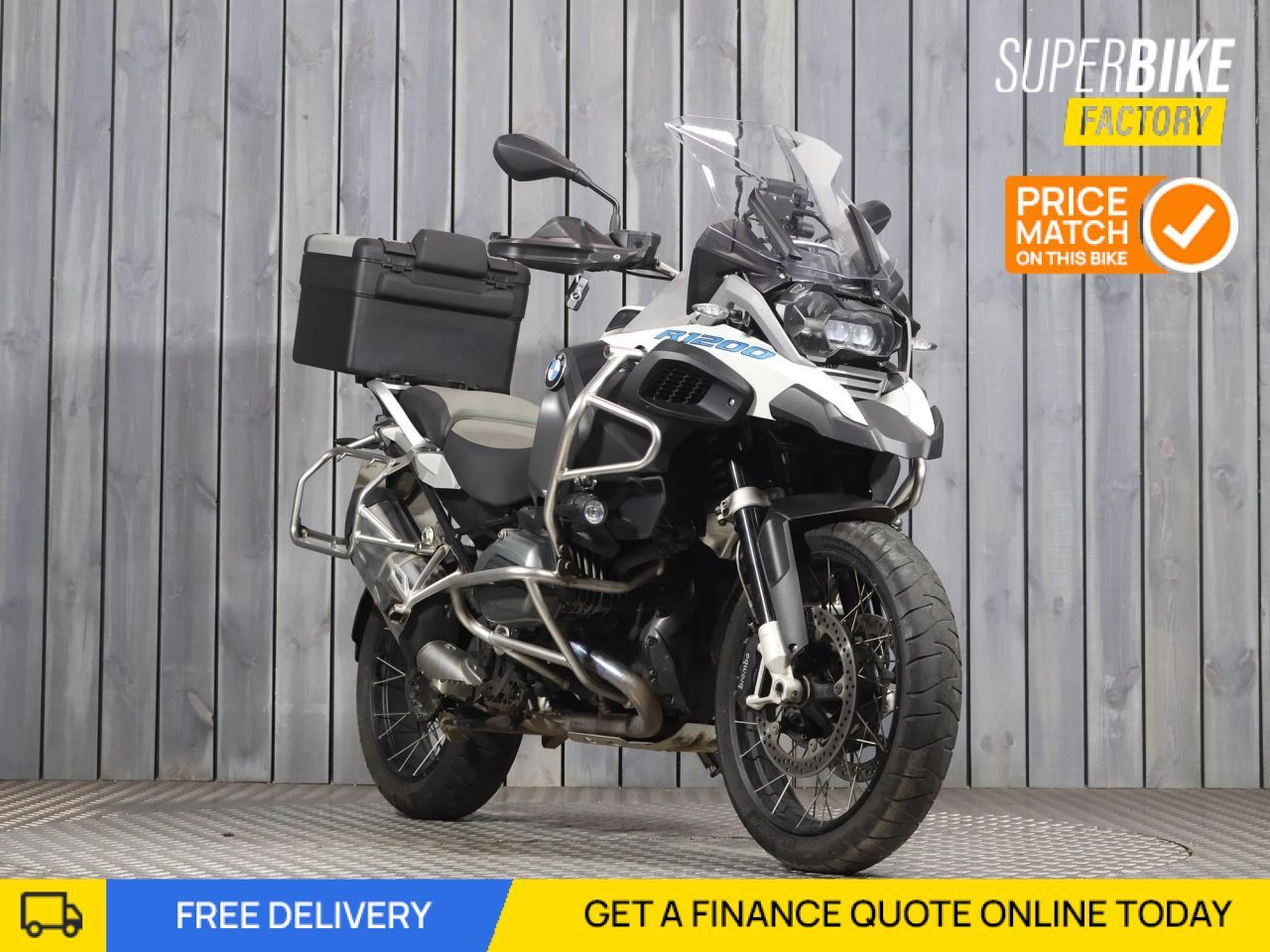2015 BMW R1200GS ADVENTURE WHITE with 9707 miles - Used Motorbikes ...