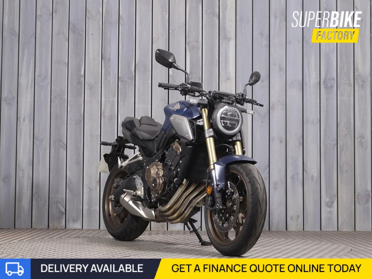 2021 HONDA CB650R BLUE with 6410 miles - Used Motorbikes Dealer ...