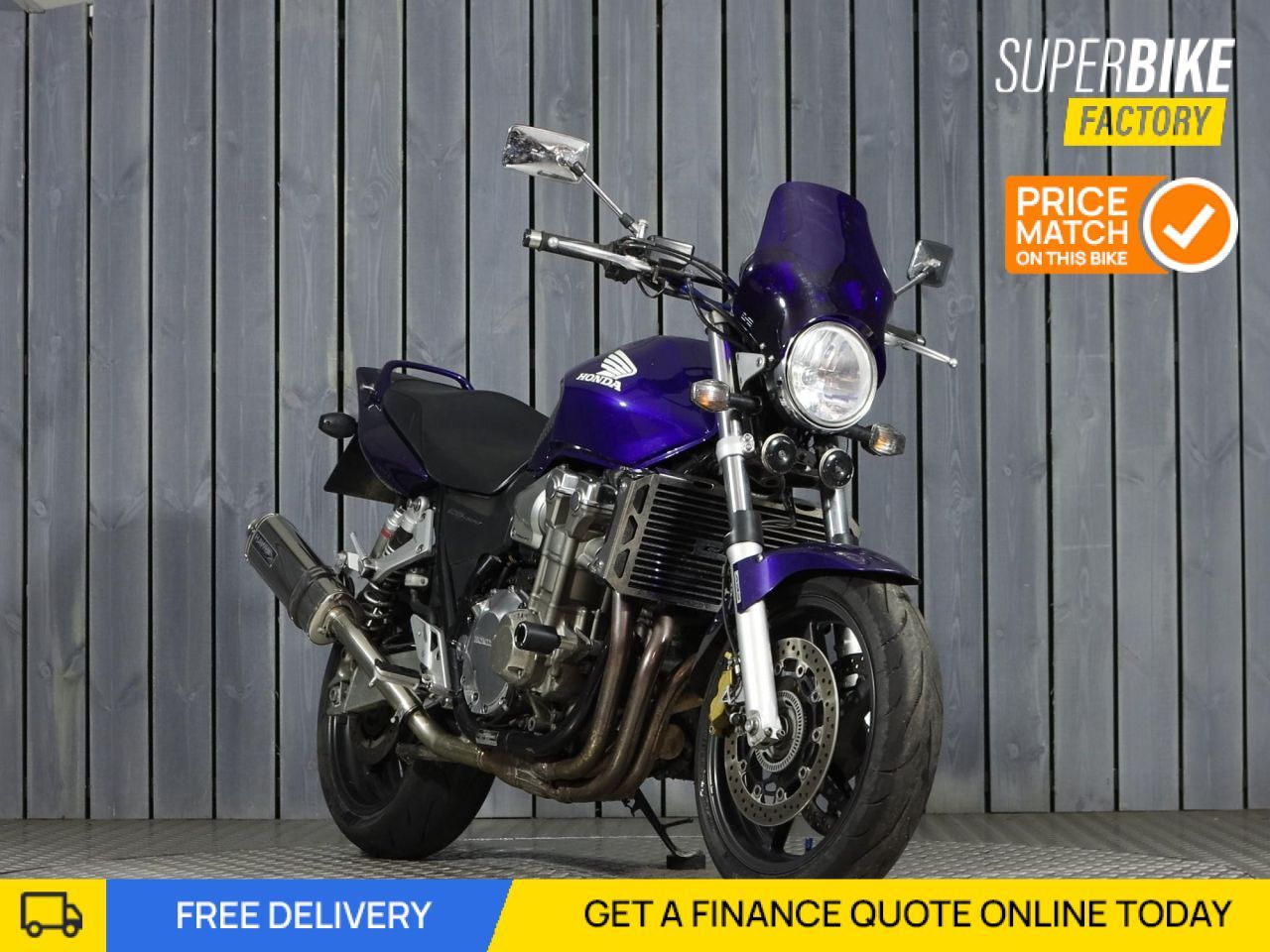 2005 HONDA CB1300 BLUE with 22484 miles - Used Motorbikes Dealer ...