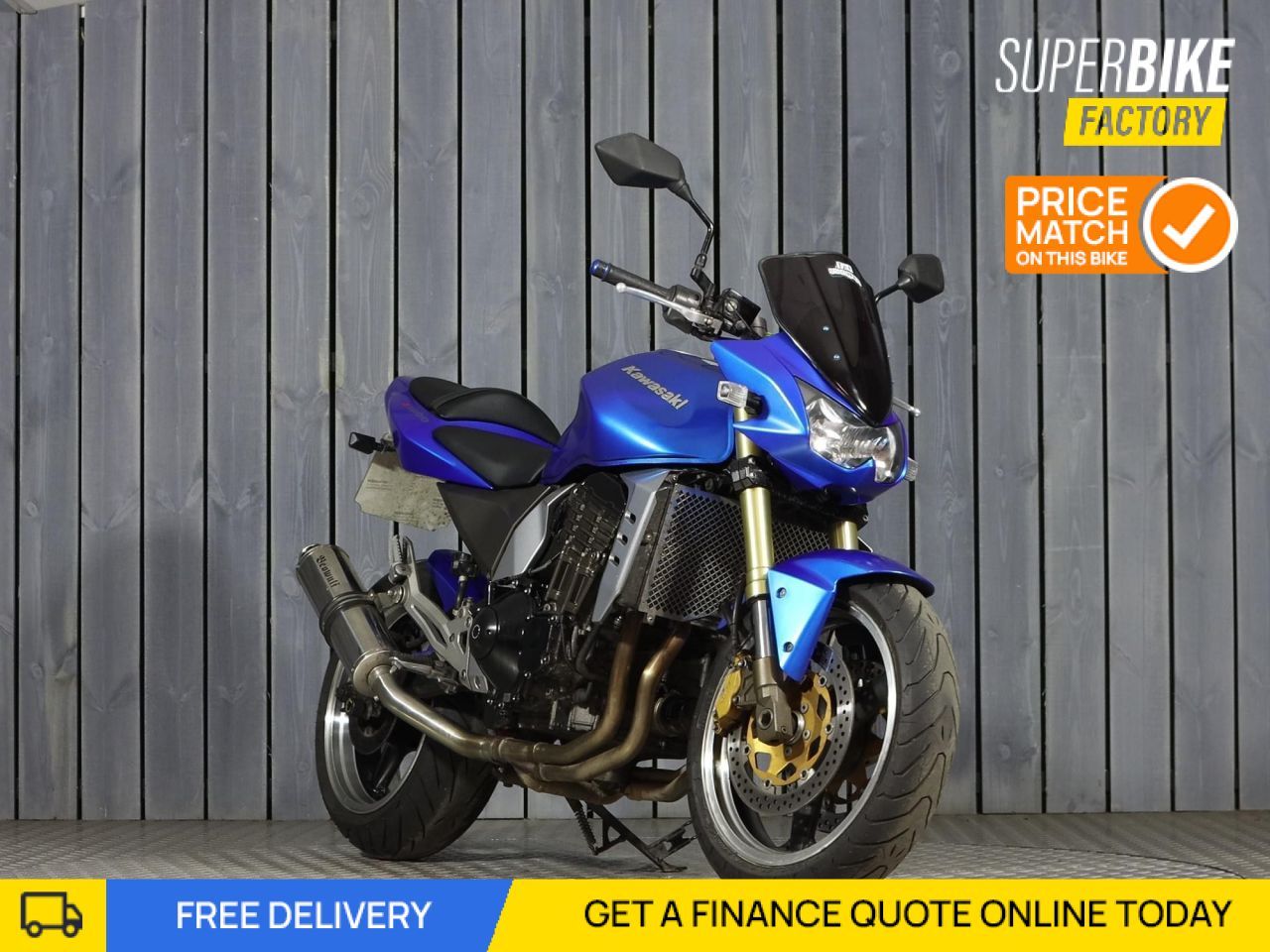 2007 KAWASAKI Z1000 BLUE with 22798 miles - Used Motorbikes Dealer ...
