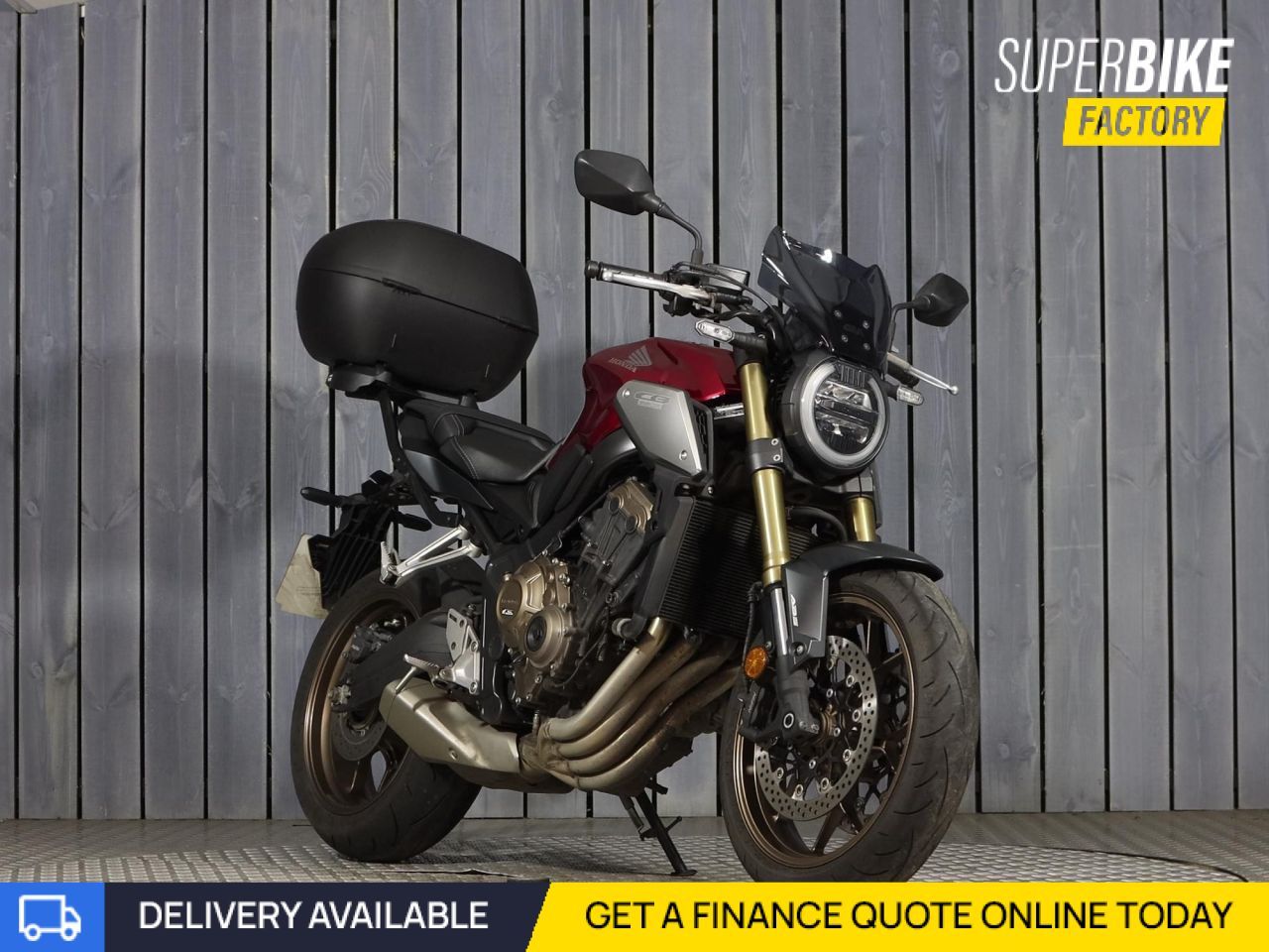 2022 HONDA CB650R RED with 4929 miles - Used Motorbikes Dealer ...