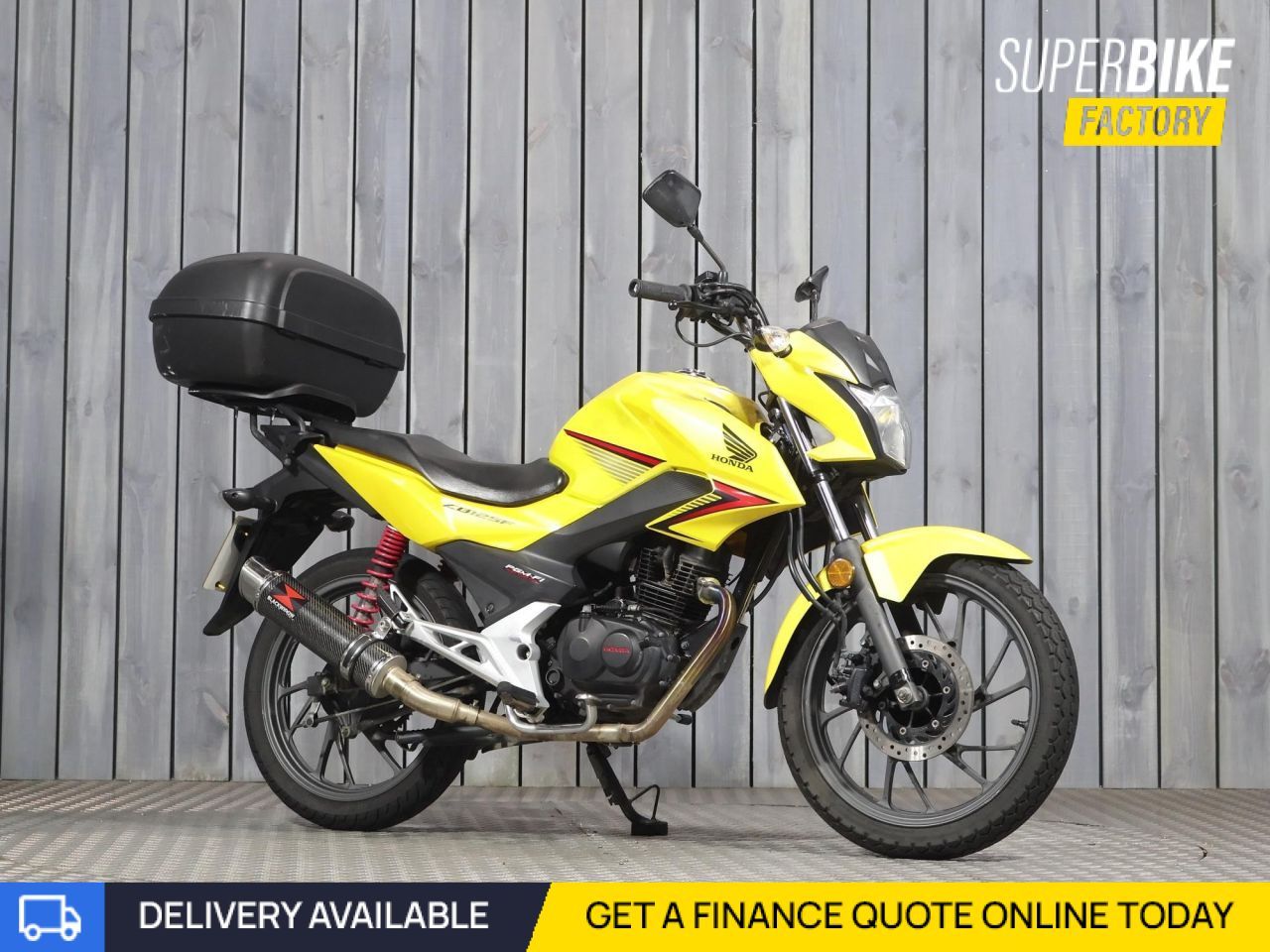 2017 HONDA CB125F YELLOW with 16829 miles - Used Motorbikes Dealer ...