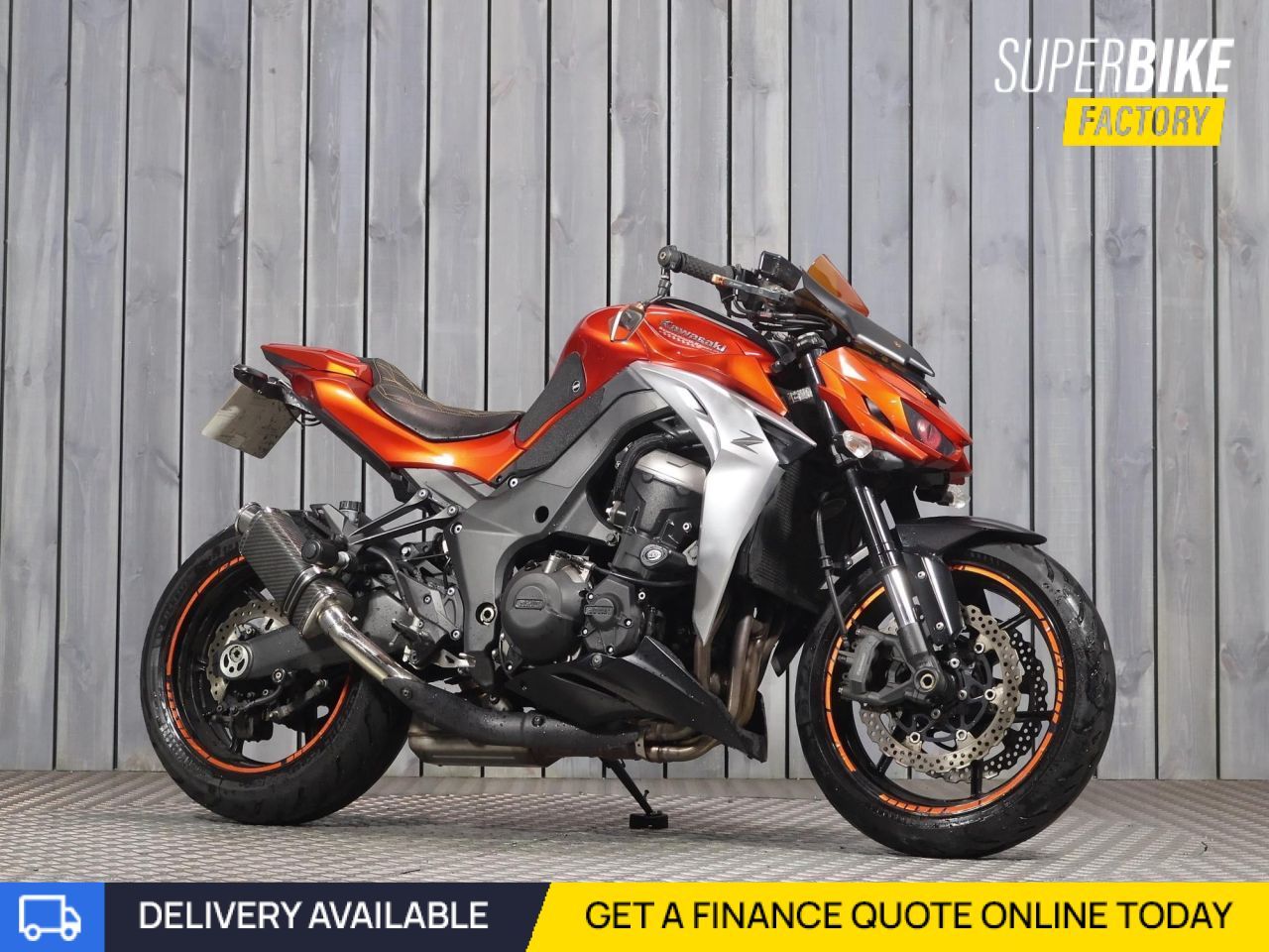 2015 KAWASAKI Z1000 ORANGE with 11670 miles - Used Motorbikes Dealer: Cheshire & Donington Park ...