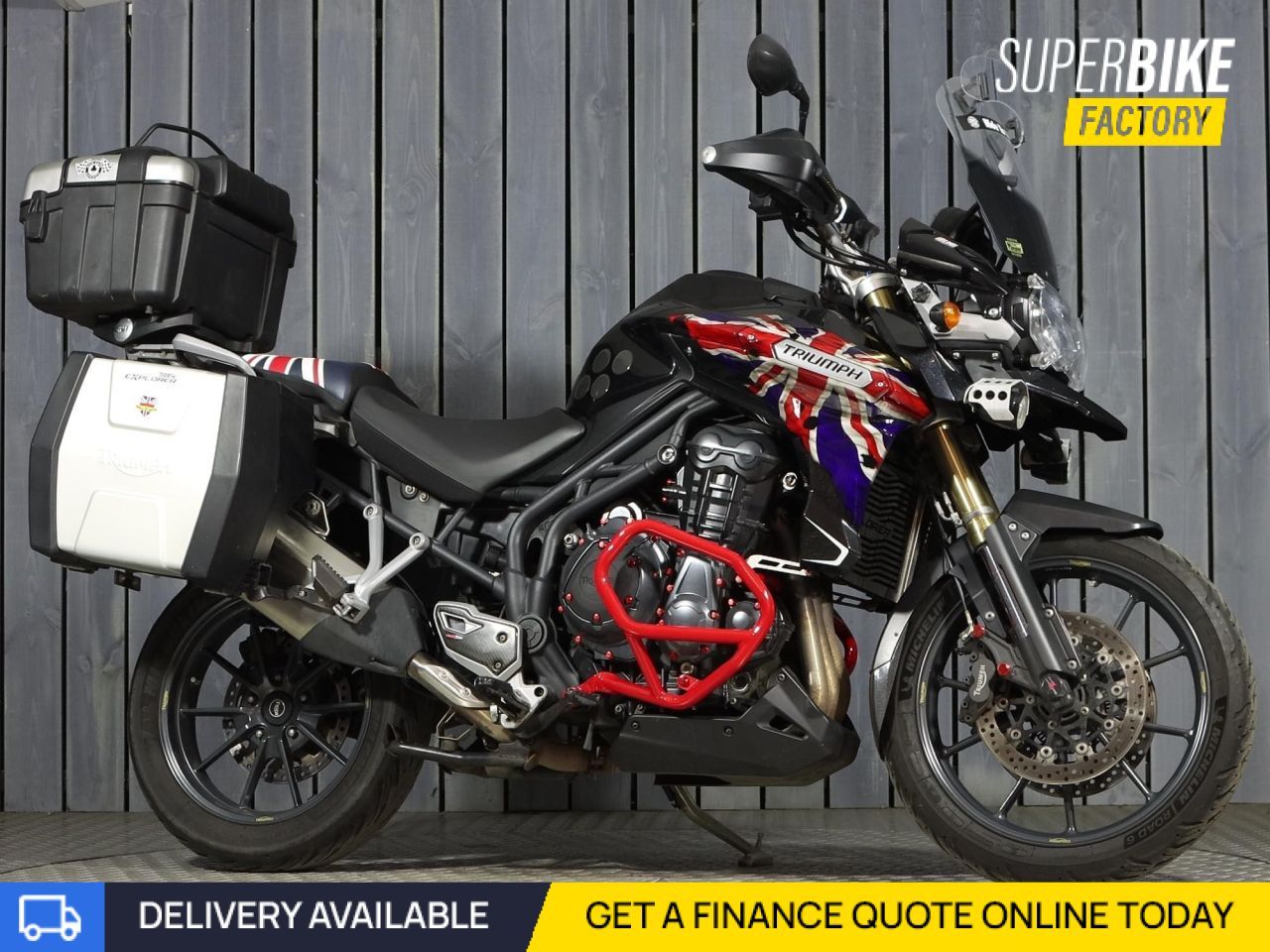 2013 TRIUMPH EXPLORER BLACK with 16186 miles - Used Motorbikes Dealer ...