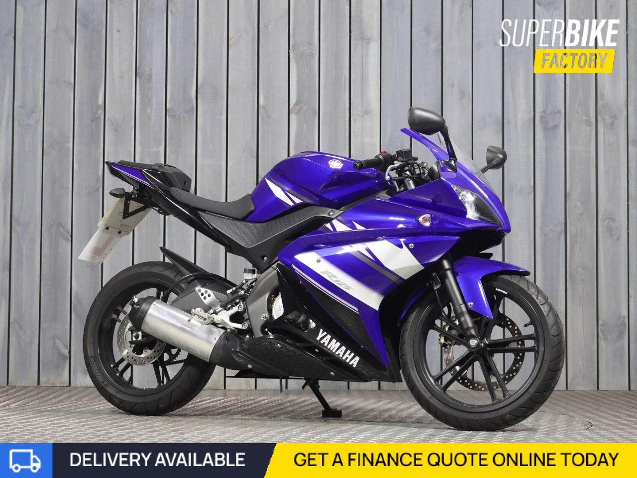 2012 YAMAHA R125 BLUE with 2666 miles - Used Motorbikes Dealer ...