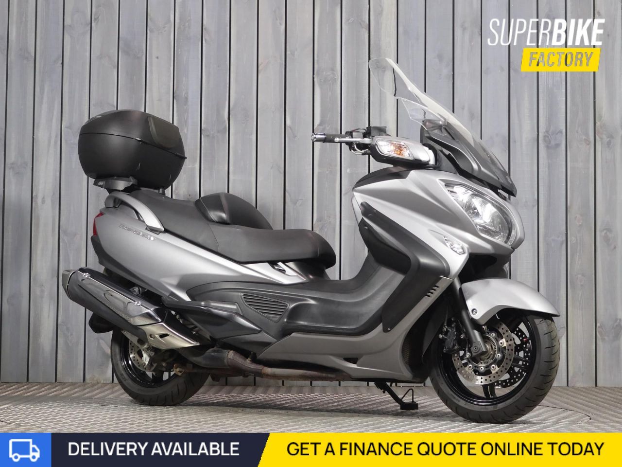 2016 SUZUKI BURGMAN 650 GREY with 9957 miles - Used Motorbikes Dealer ...