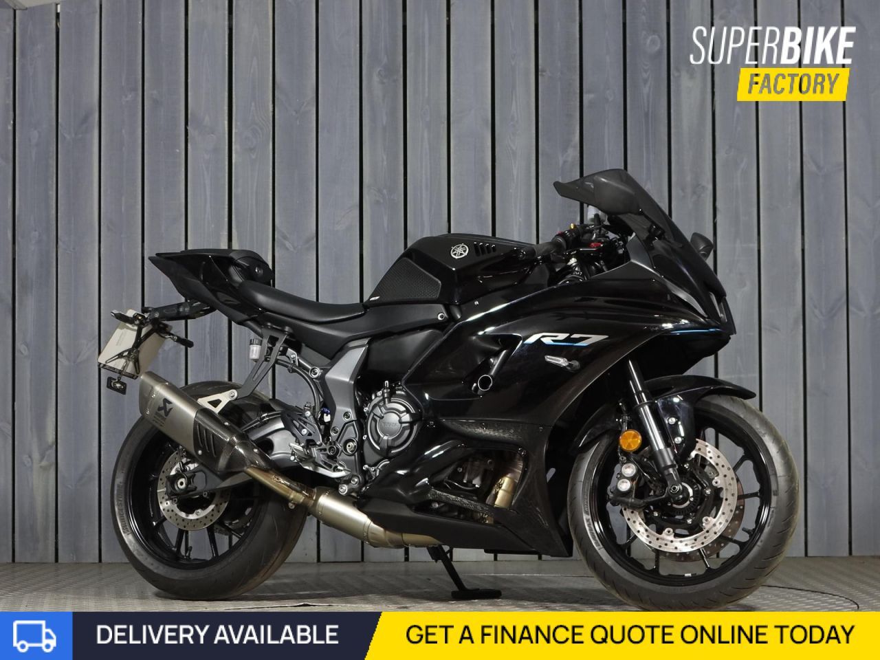 2023 YAMAHA R7 BLACK with 1895 miles - Used Motorbikes Dealer: Cheshire ...