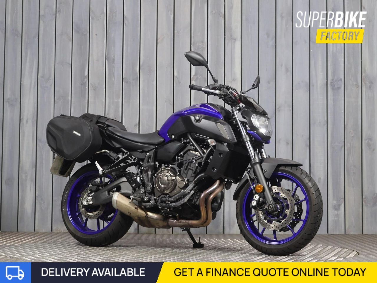2019 YAMAHA MT-07 BLUE with 3962 miles - Used Motorbikes Dealer ...
