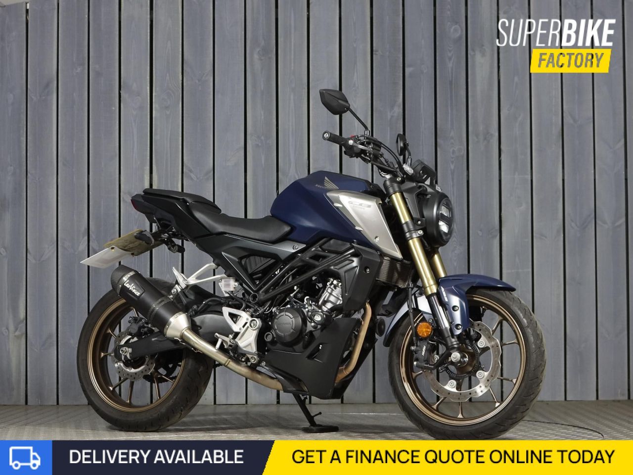 2021 HONDA CB125R BLUE with 6388 miles - Used Motorbikes Dealer ...