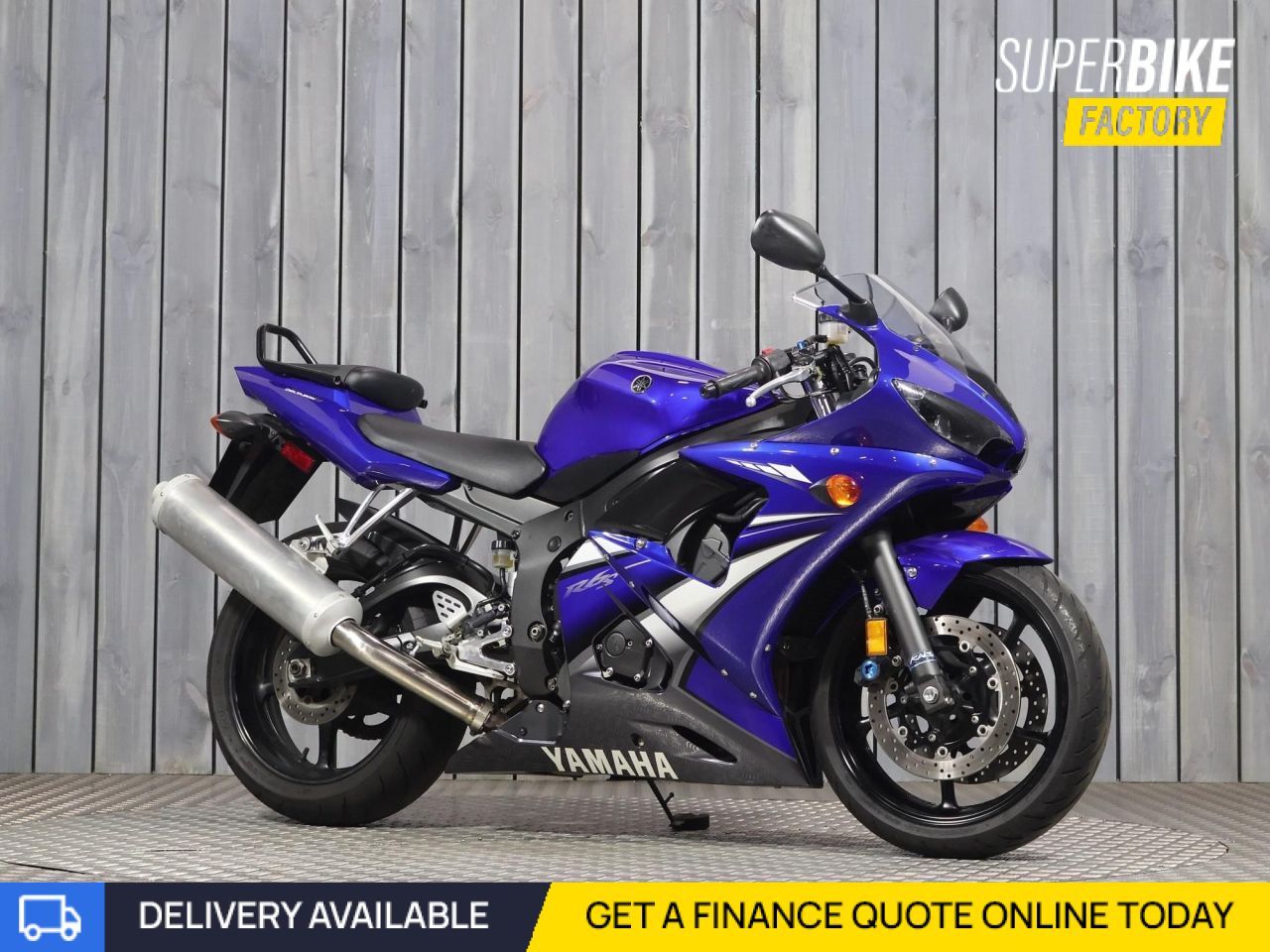 2008 YAMAHA R6 BLUE with 8290 miles - Used Motorbikes Dealer: Cheshire ...