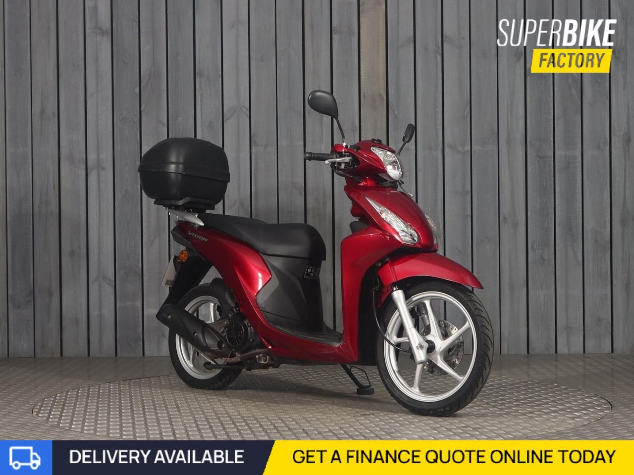 2018 HONDA VISION RED with 11074 miles - Used Motorbikes Dealer ...