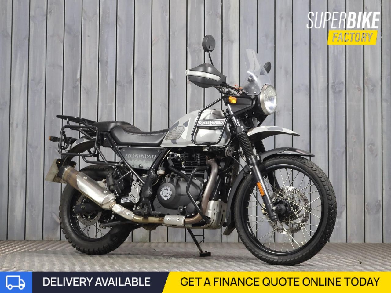 2018 ROYAL ENFIELD HIMALAYAN GREY with 8175 miles - Used Motorbikes ...