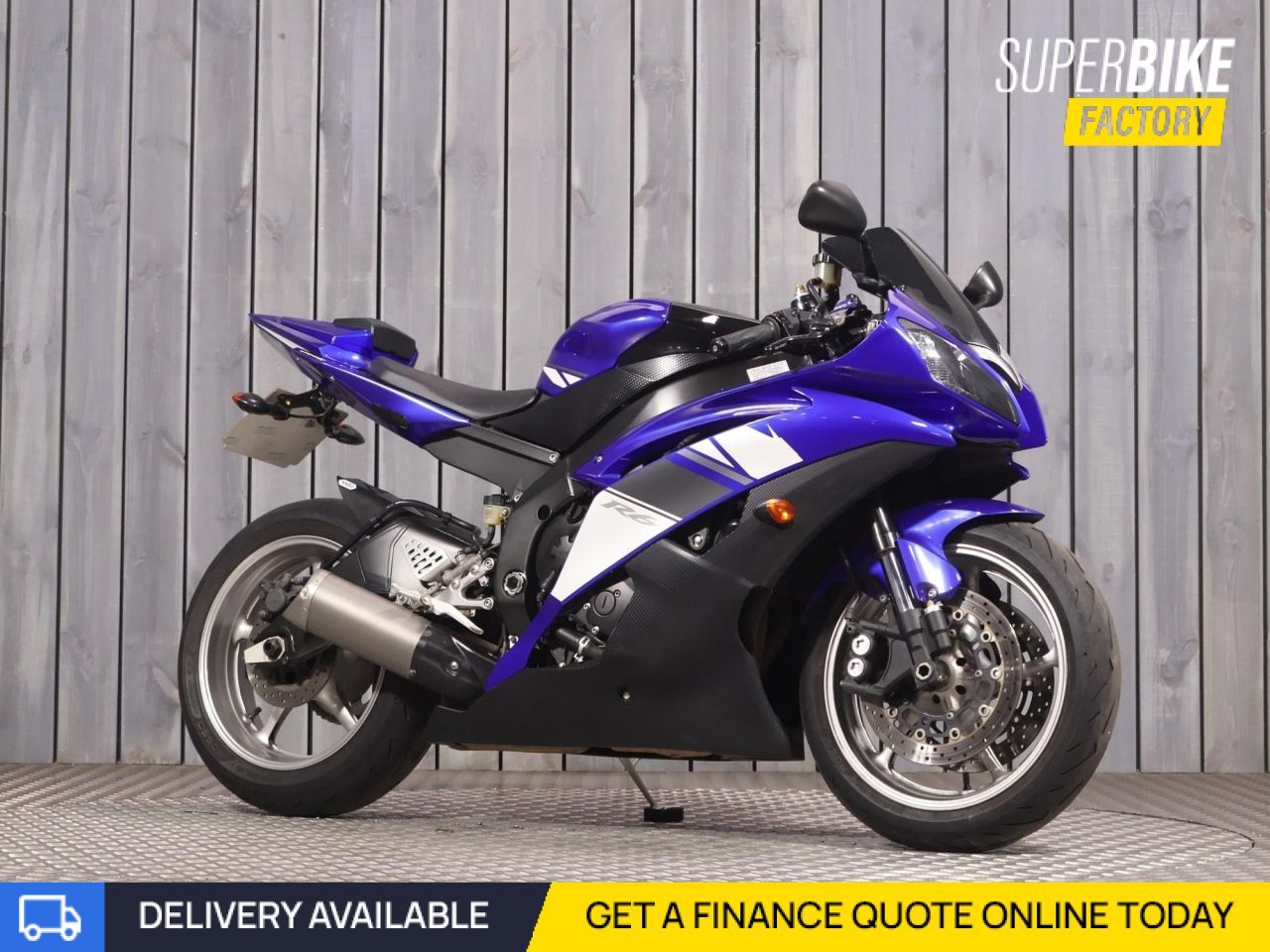 2009 YAMAHA R6 BLUE with 13632 miles - Used Motorbikes Dealer: Cheshire ...