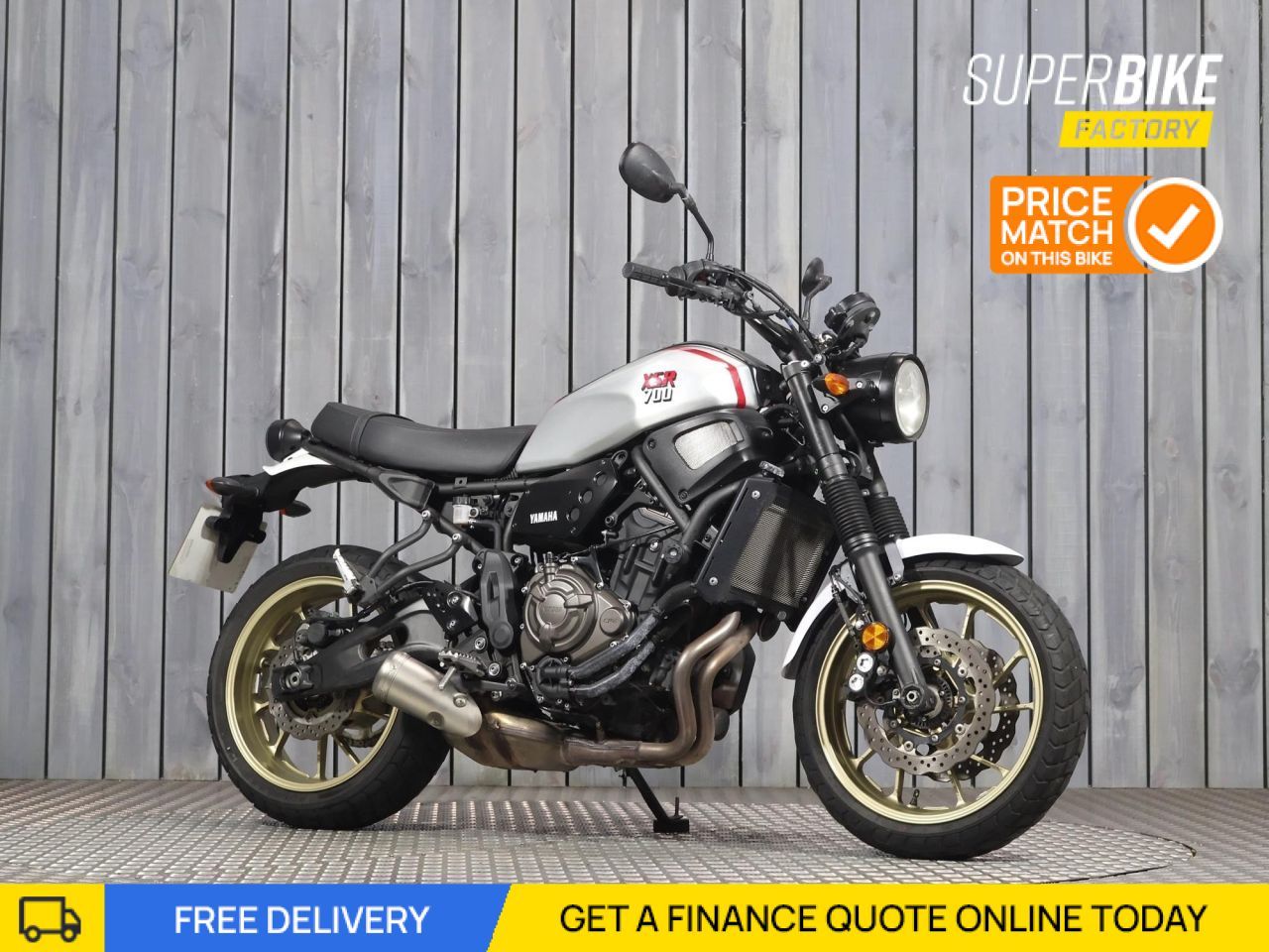 2021 YAMAHA XSR700 SILVER with 4842 miles - Used Motorbikes Dealer ...