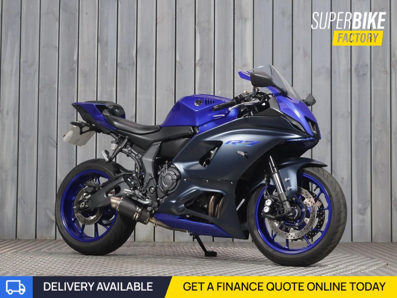 2023 YAMAHA R7 BLUE with 664 miles - Used Motorbikes Dealer: Cheshire ...