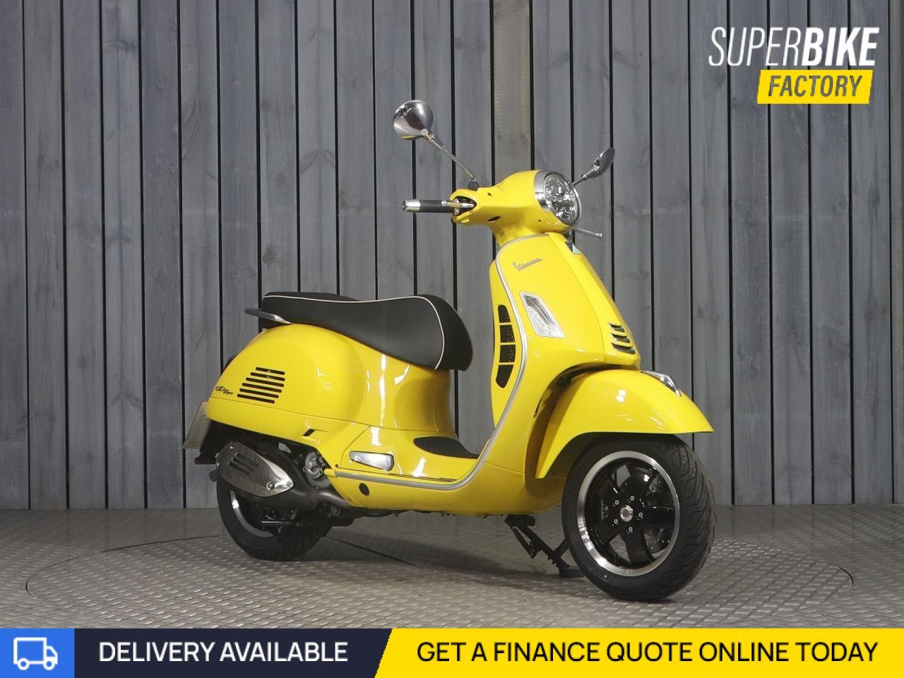 2020 PIAGGIO VESPA GTS YELLOW with 679 miles - Used Motorbikes Dealer ...