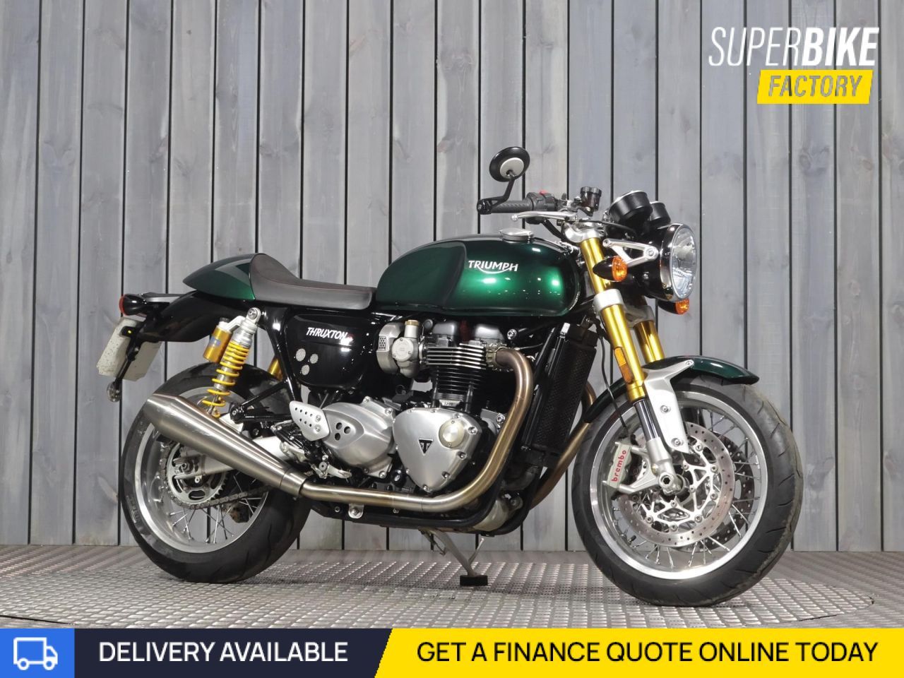 2018 TRIUMPH THRUXTON 1200 R - 1164 miles | Superbike Factory