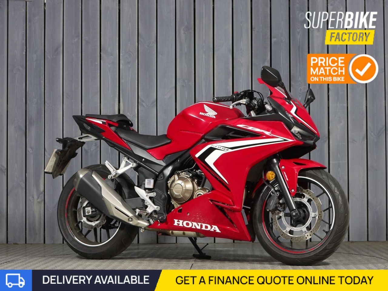 2021 HONDA CBR500R RED with 810 miles - Used Motorbikes Dealer ...