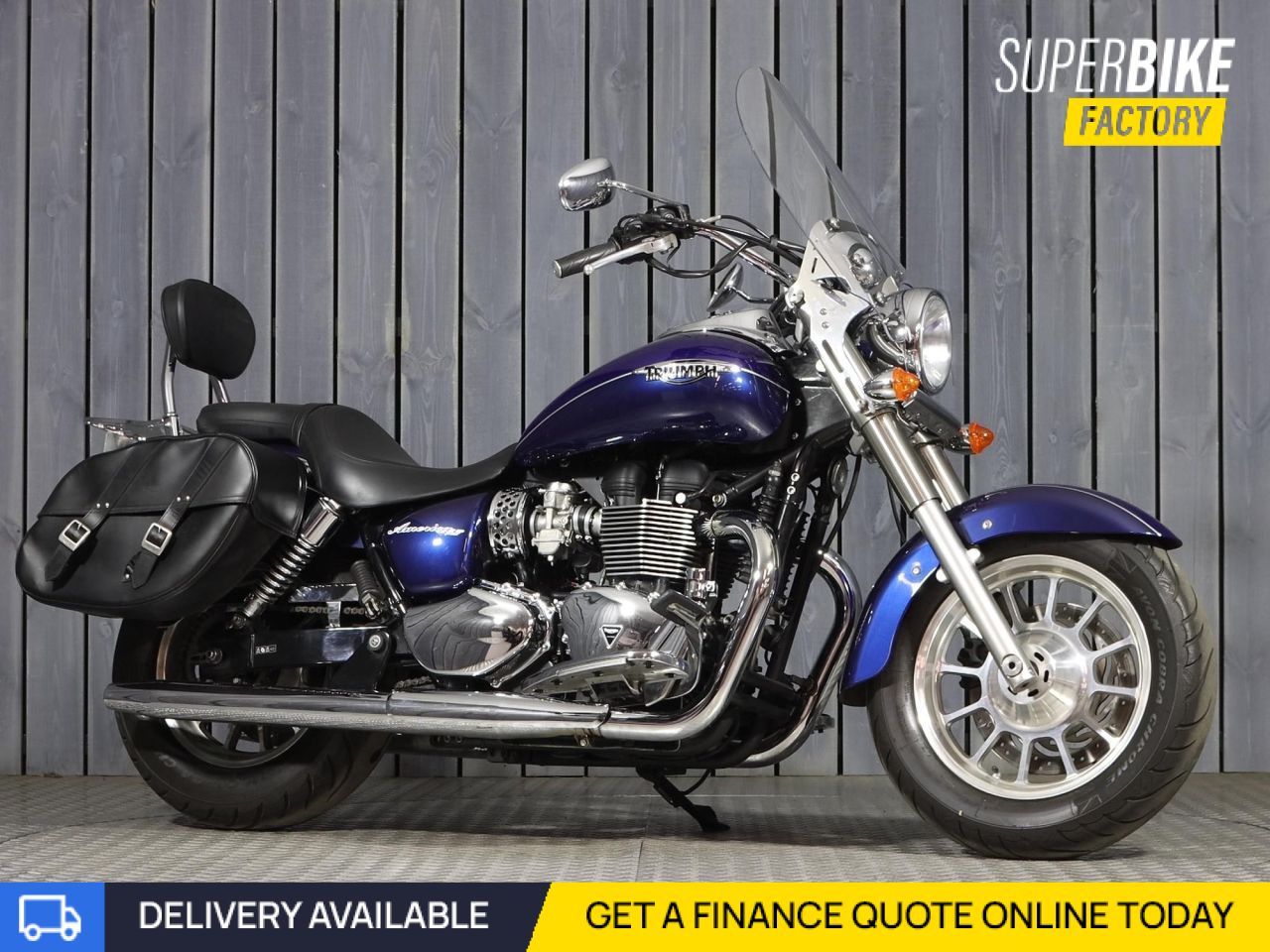 2016 TRIUMPH AMERICA BLUE with 9092 miles - Used Motorbikes Dealer ...