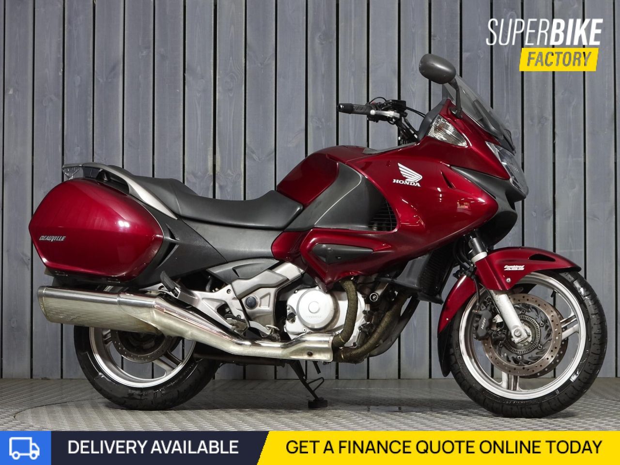 2009 HONDA NT700V DEAUVILLE RED with 19745 miles - Used Motorbikes Dealer: Cheshire & Donington ...
