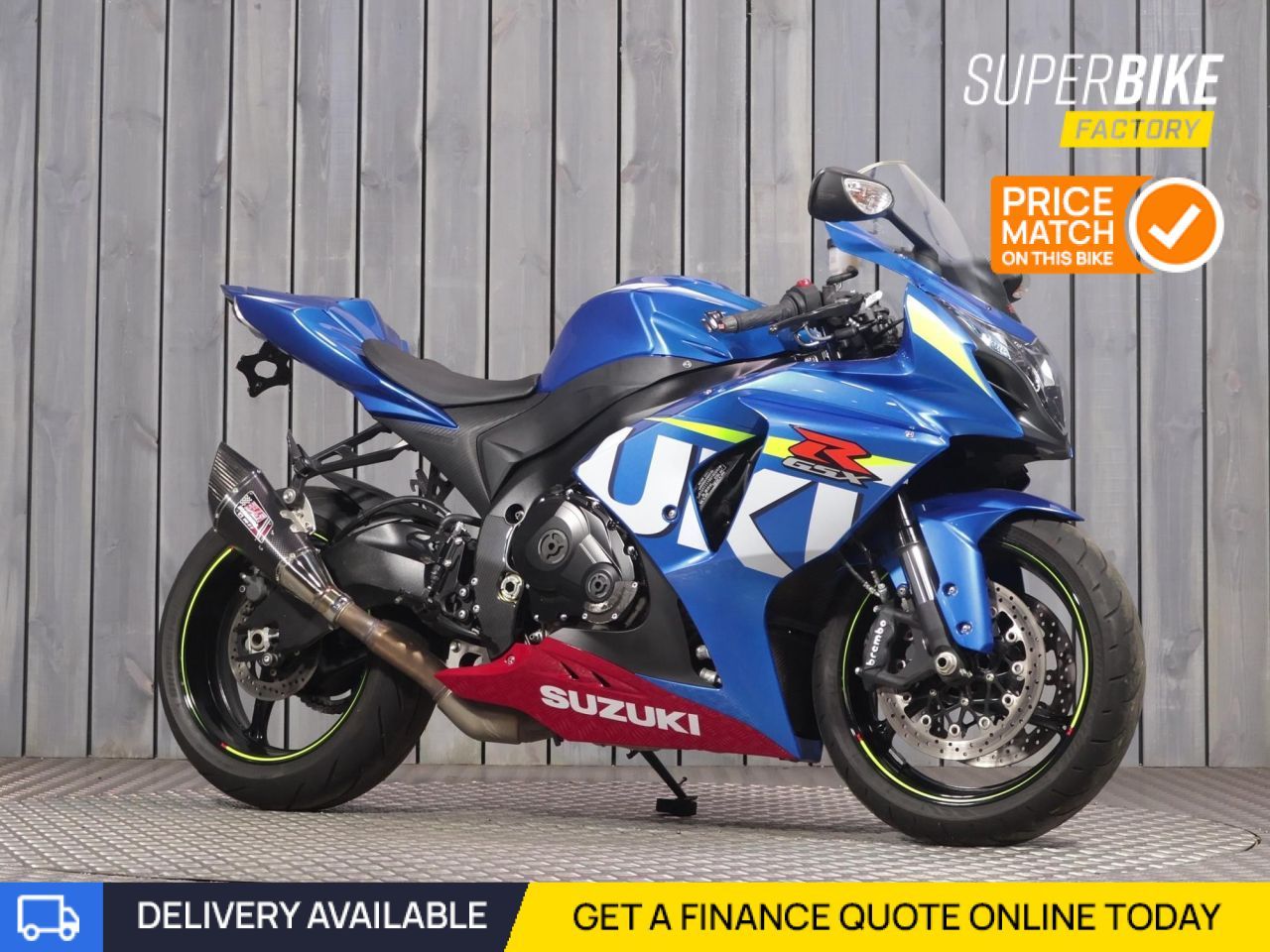 2016 SUZUKI GSXR1000 BLUE with 8498 miles - Used Motorbikes Dealer ...