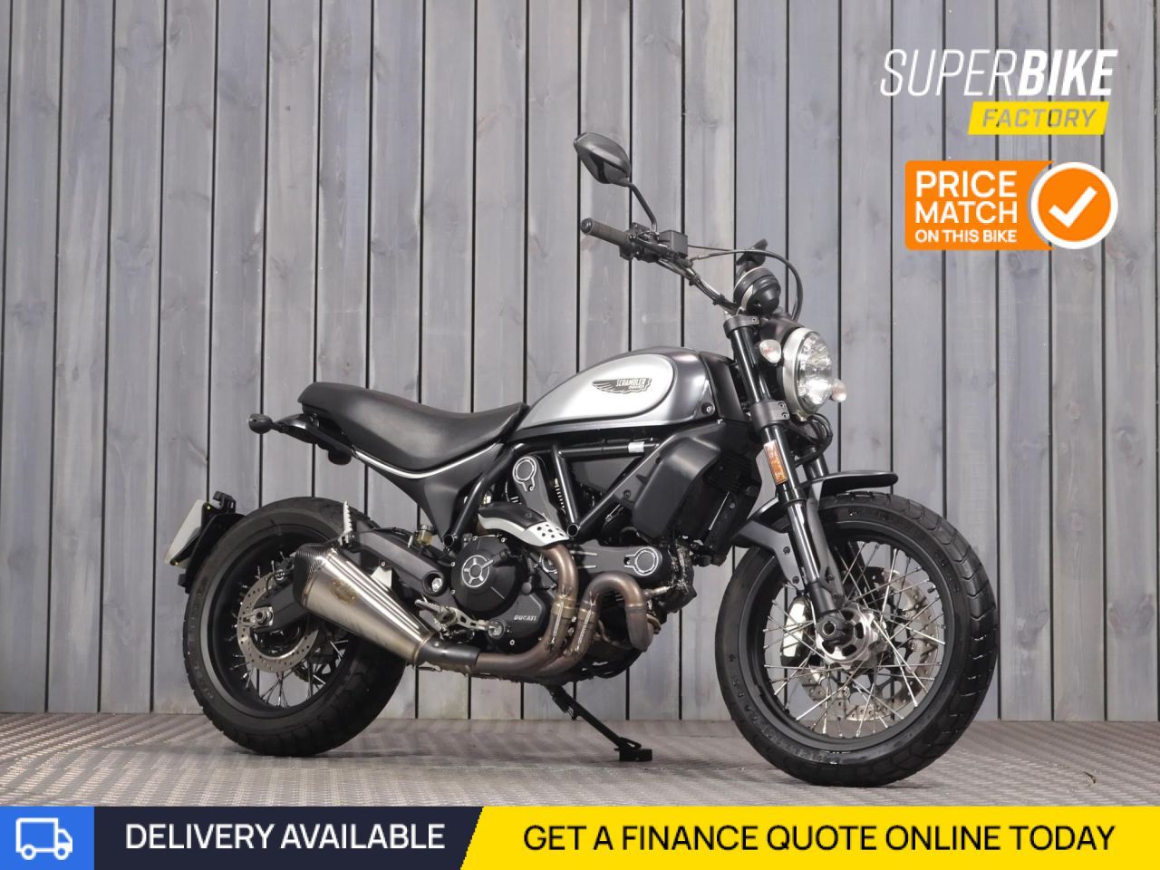 2018 DUCATI SCRAMBLER GREY with 6786 miles - Used Motorbikes Dealer ...